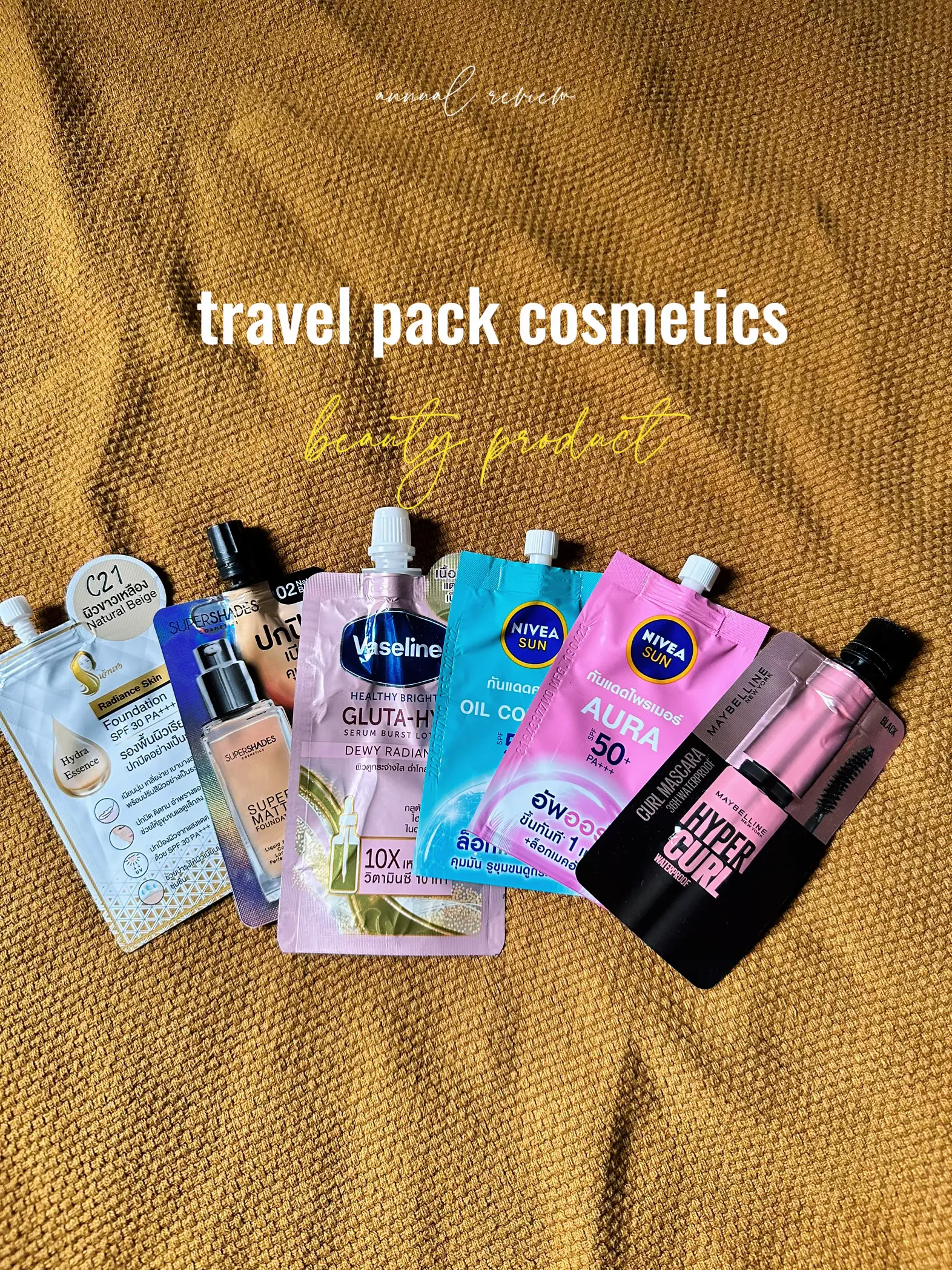 7e travel pack cosmetics | Galeri disiarkan oleh noorazren | Lemon8
