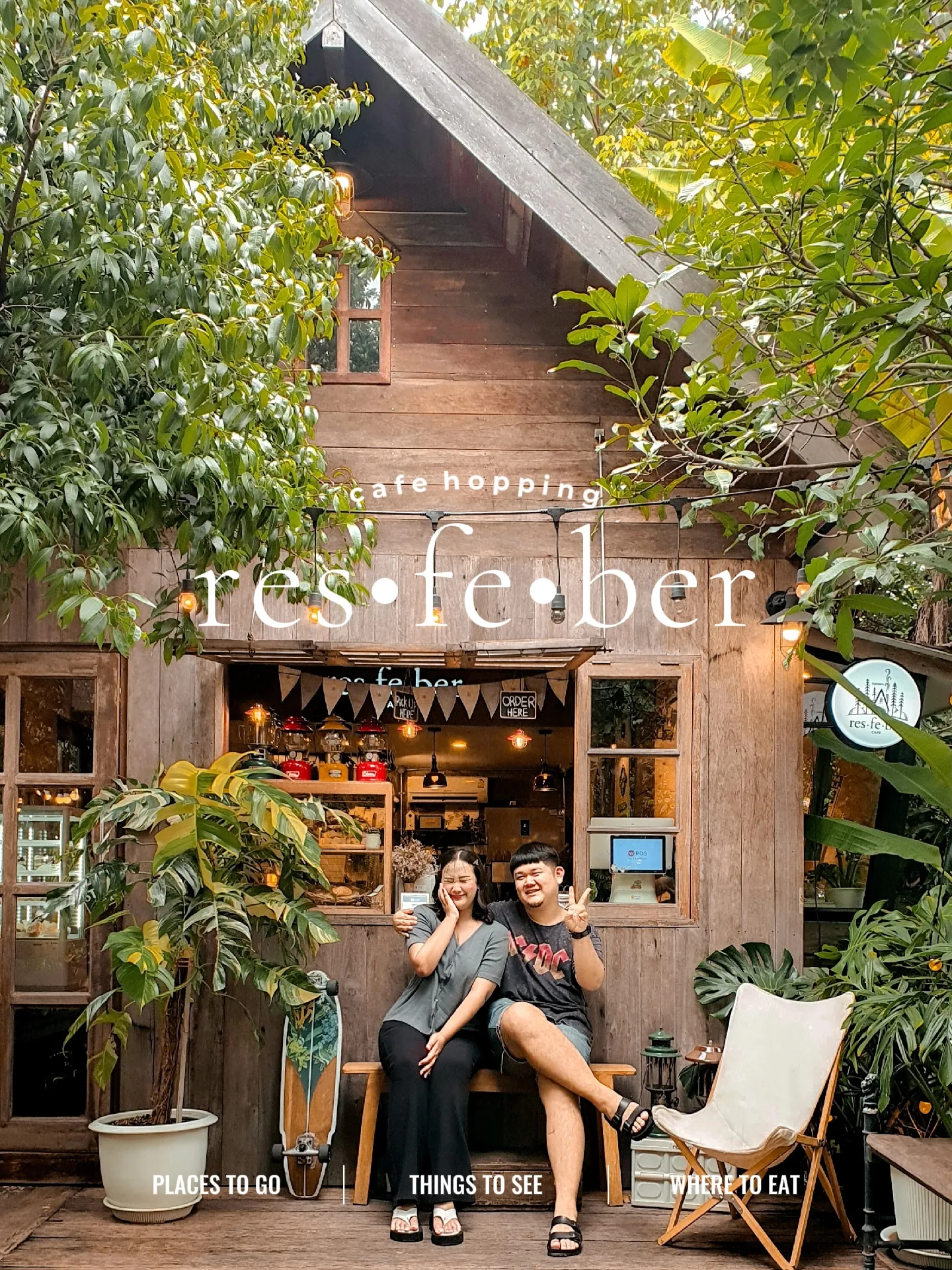 🏕 res•fe•ber | คาเฟ่ลับฟีลแคมป์ปิ้งกระท่อมไม้ในสวน | แกลเลอรีที่โพสต์โดย 🌷Sq'Robreez | Lemon8