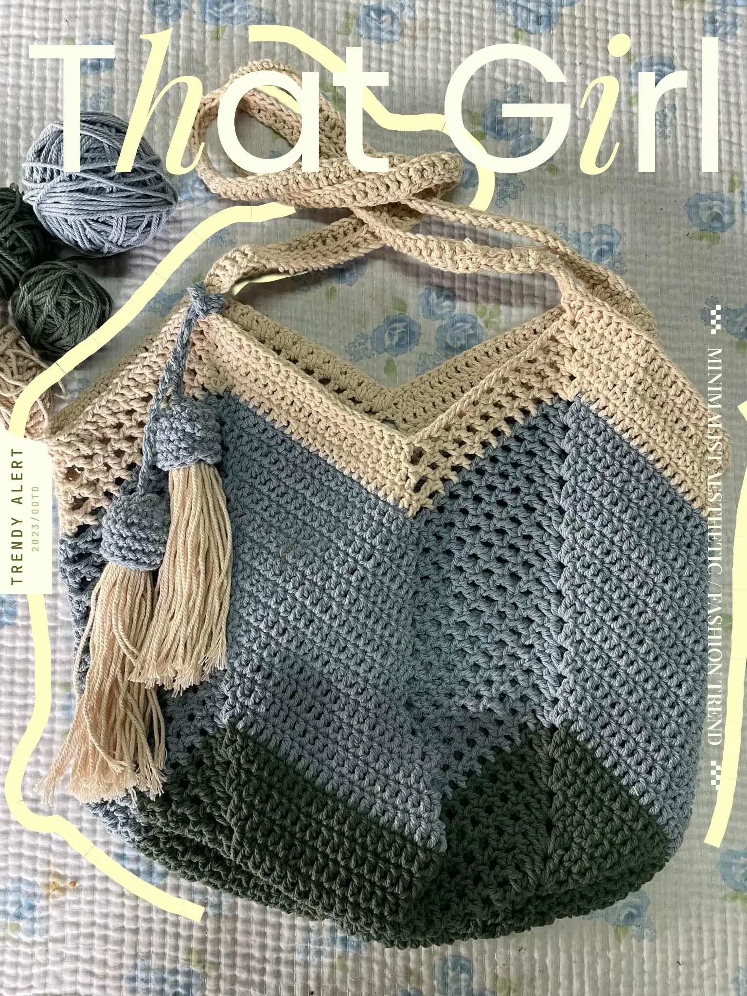 หัดถักใบแรกกระเป๋าถุงแกง | Gallery posted by AP-craft | Lemon8