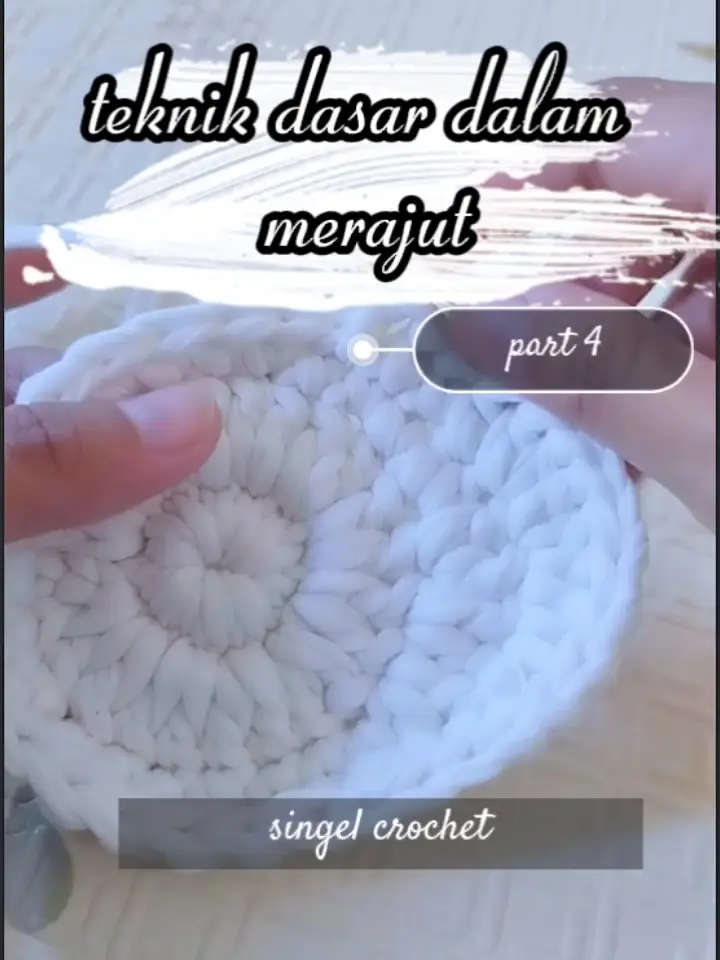 teknik dasar merajut part 4 | Video diterbitkan oleh dhi🍉 | Lemon8