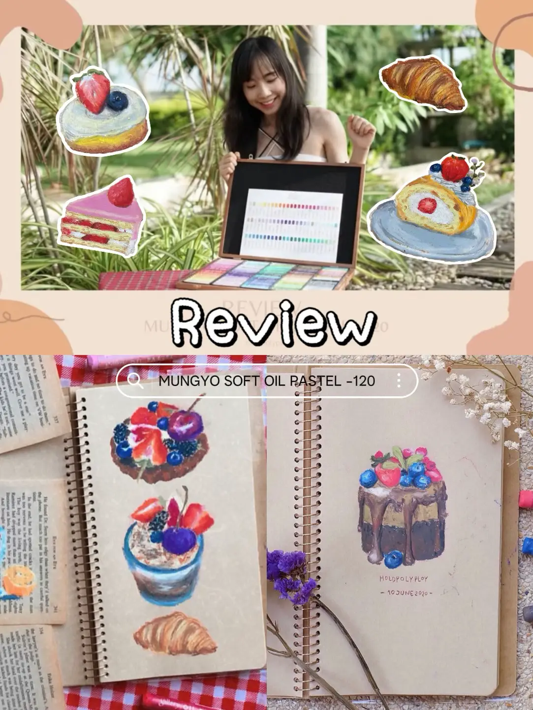 Review - สี Mungyo Soft oil pastels 120 สี | Gallery posted by ...