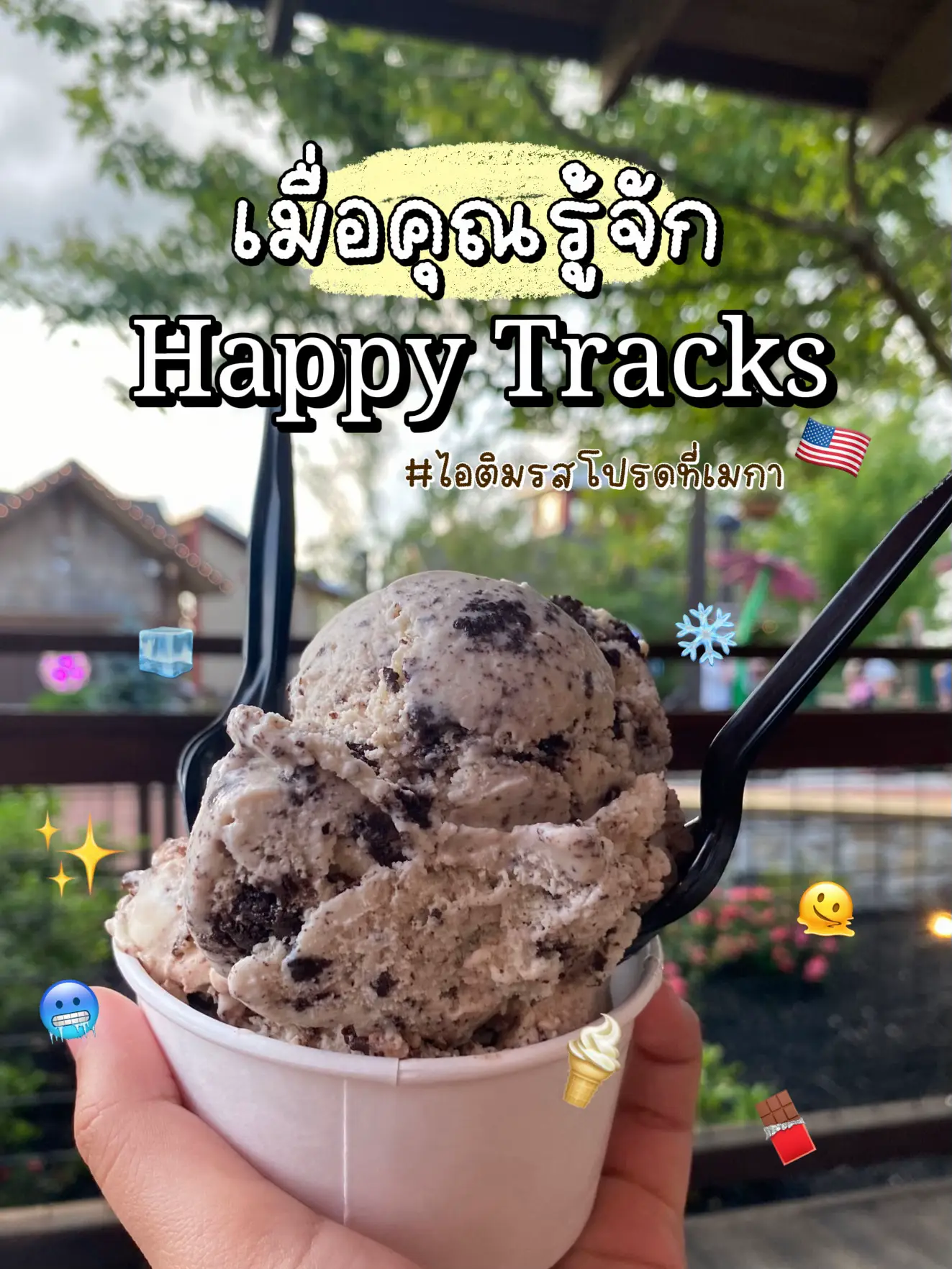 เมื่อคุณรู้จัก Happy Tracks ไอติมแบรนด์ดังเมกา | USA Series | แกลเลอรี ...
