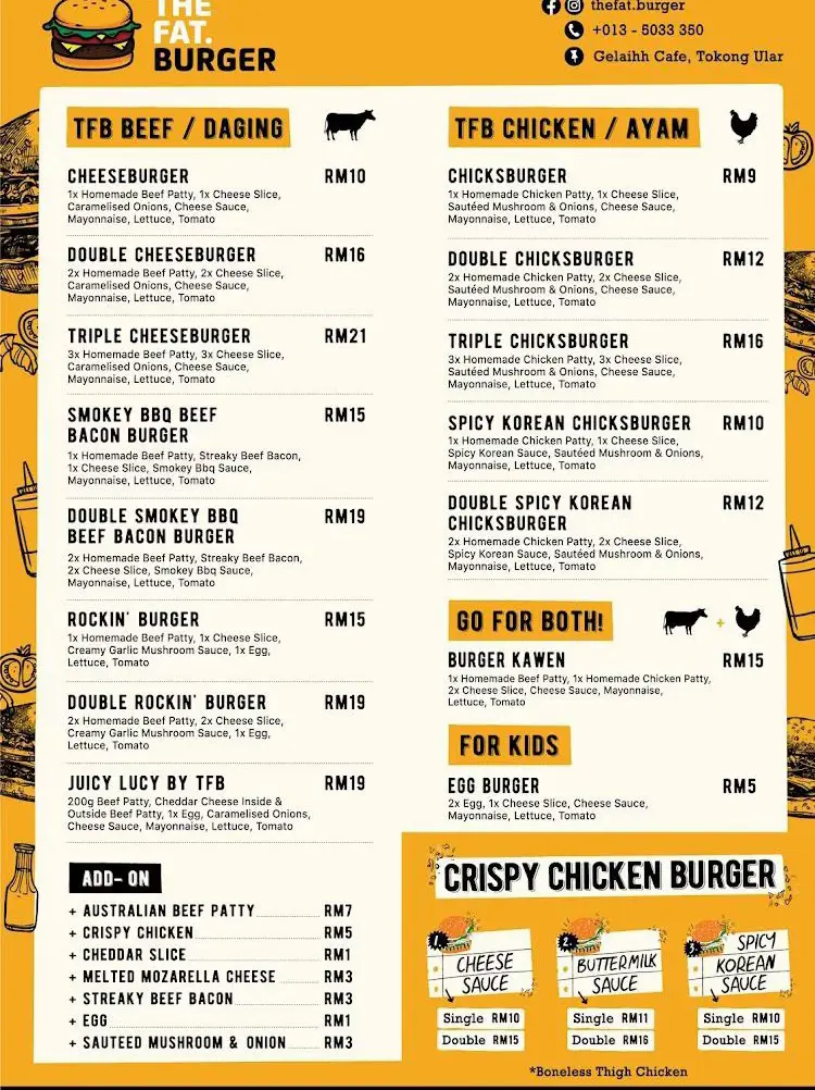 📍The Fat.Burger,Bayan Baru Penang | Galeri disiarkan oleh Foodie’s ...