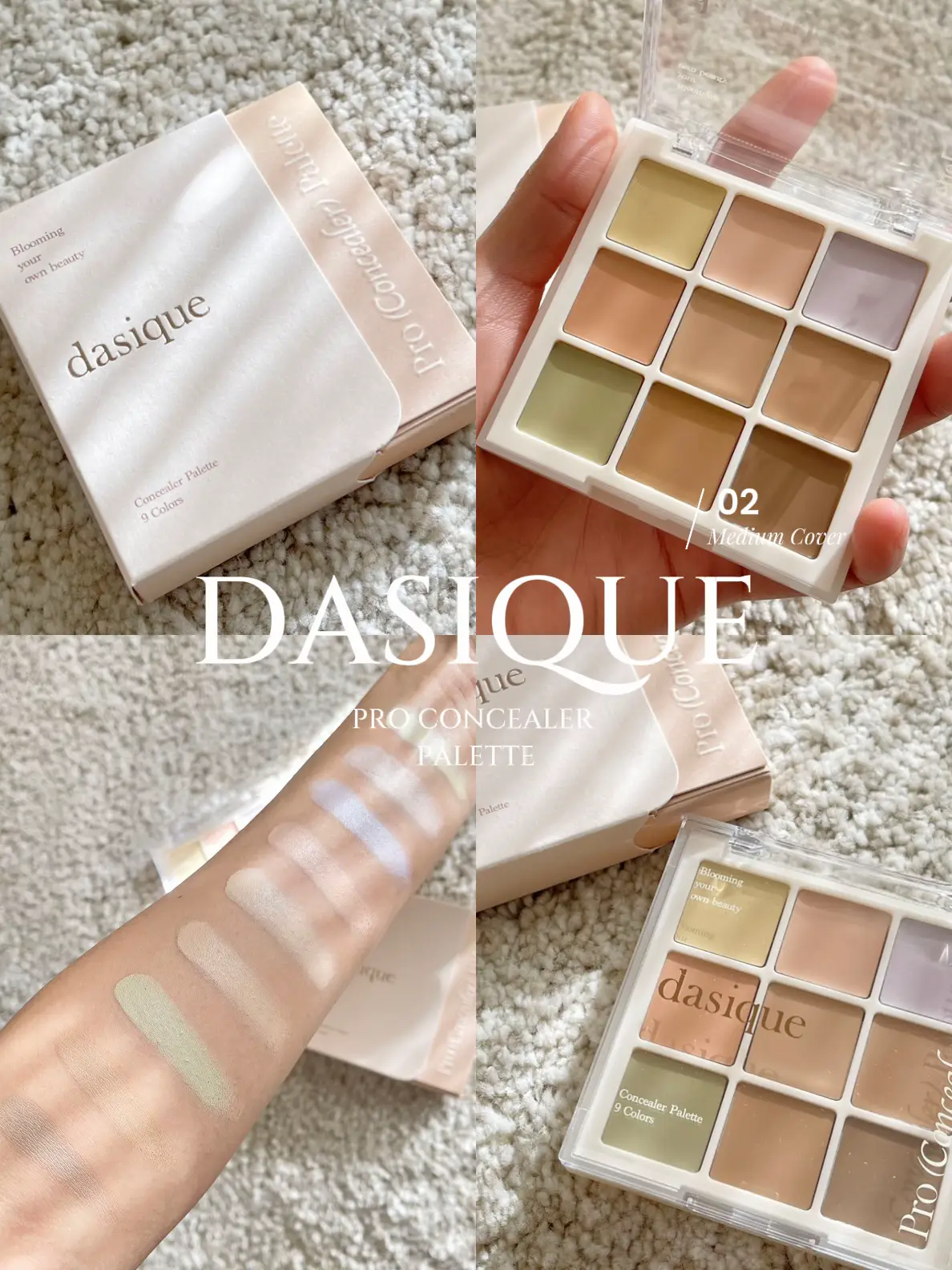 Dasique Pro Concealer Palette (02)🫶🏻 | แกลเลอรีที่โพสต์โดย Tungpang | Lemon8