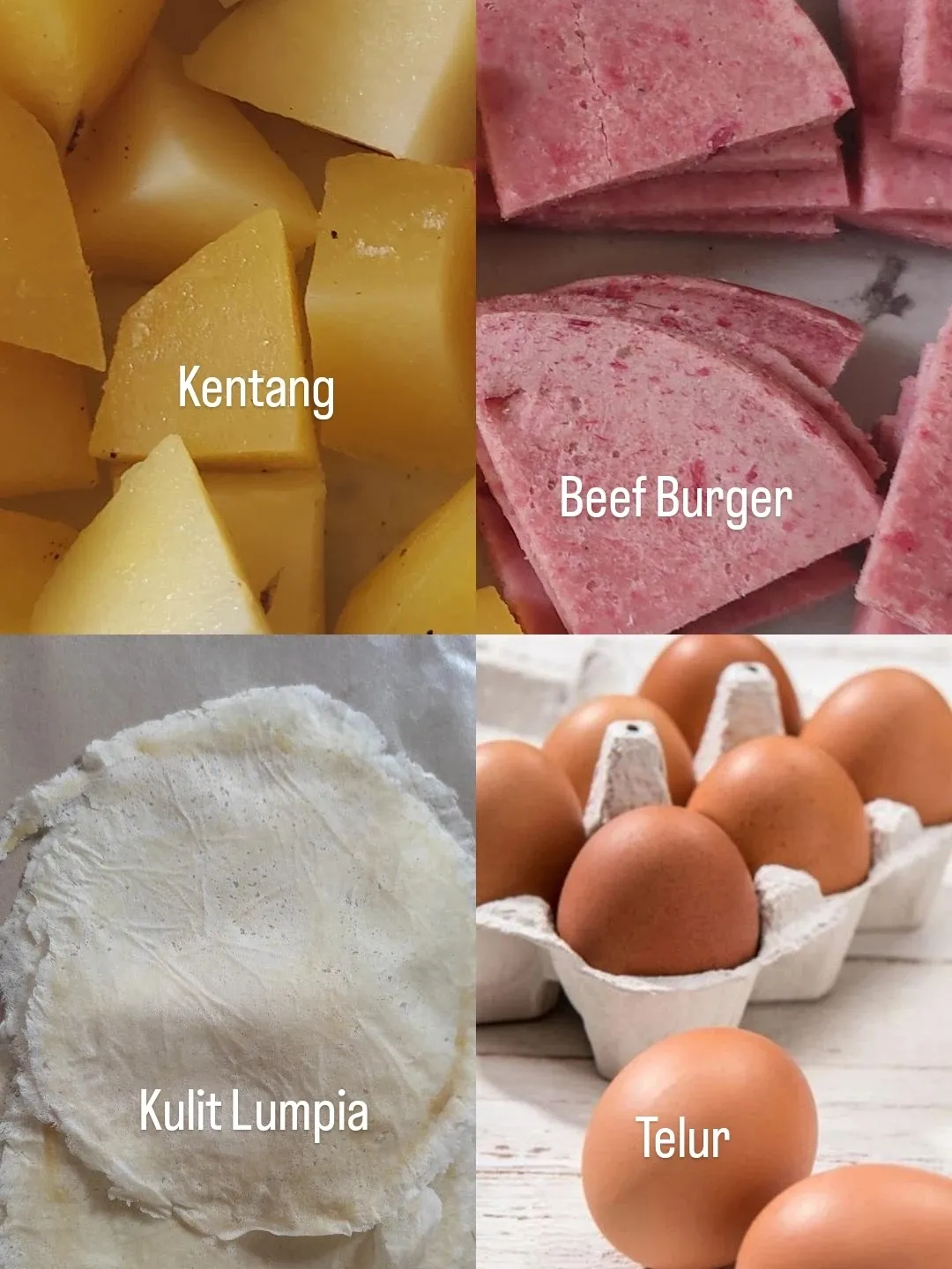 Menu simpel Lumpia Potato Beef | Galeri diposting oleh kiyomi | Lemon8