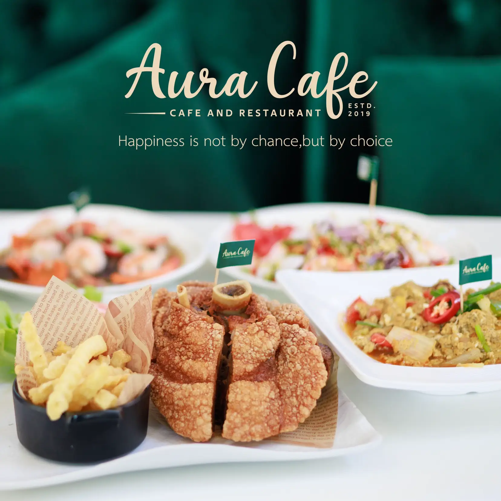 📌 ปักหมุดร้านอร่อยที่ต้องมาลอง #ออร่าคาเฟ่ขอนแก่น 🍽️ | แกลเลอรีที่โพสต์โดย Aura Cafe | Lemon8