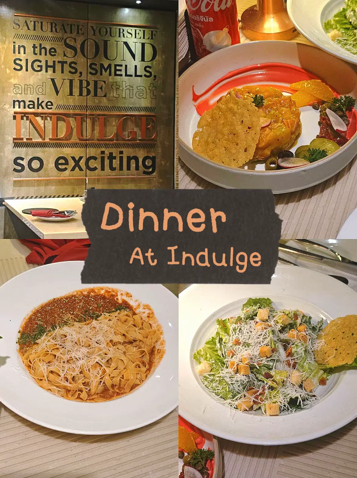 Let’s eat pasta at Indulge.bkk | แกลเลอรีที่โพสต์โดย Ja Phomchaeng | Lemon8