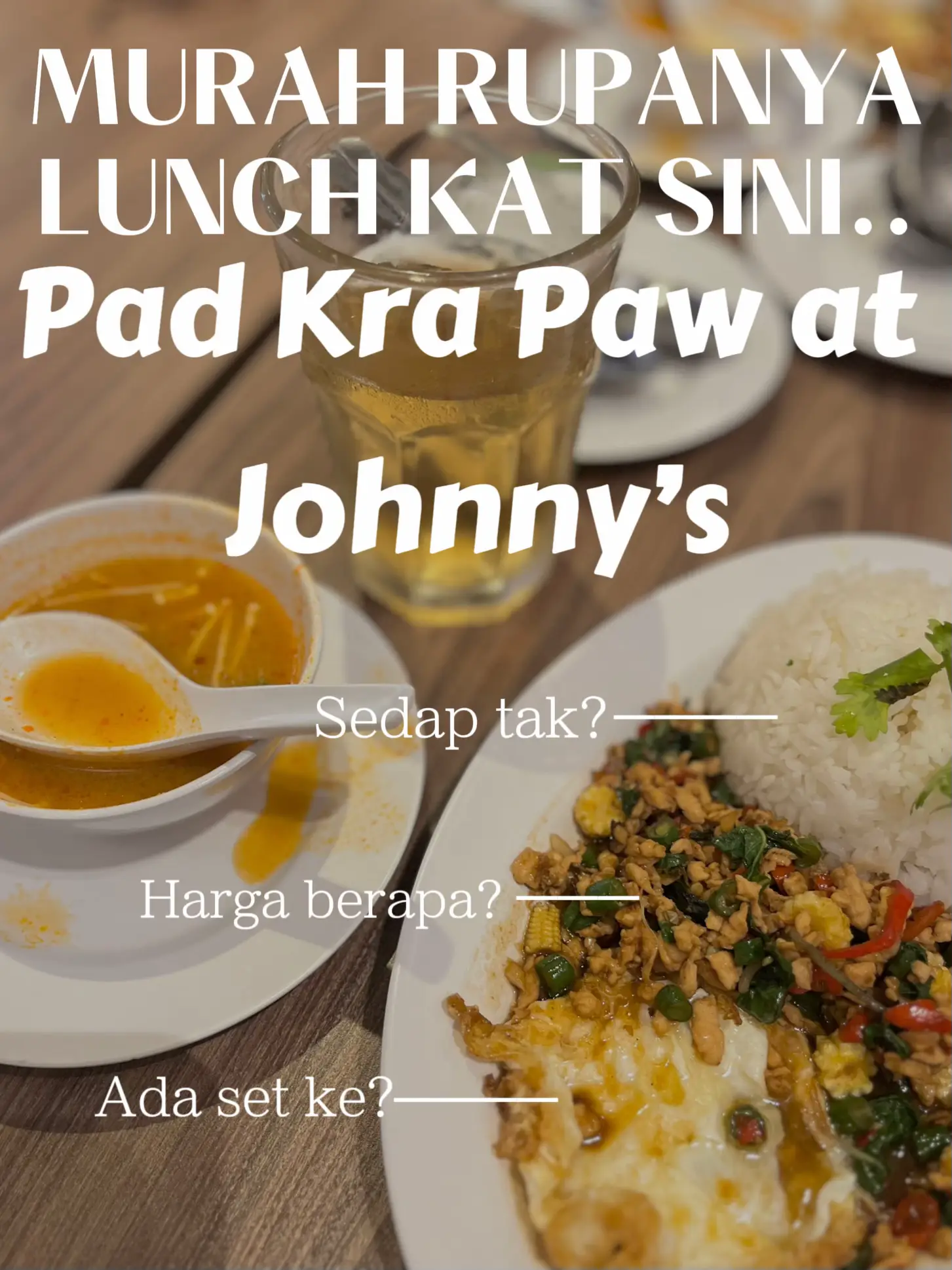 AFFORDABLE LUNCH AT JOHNNY’S 😱 | Galeri disiarkan oleh Carrotmilks | Lemon8
