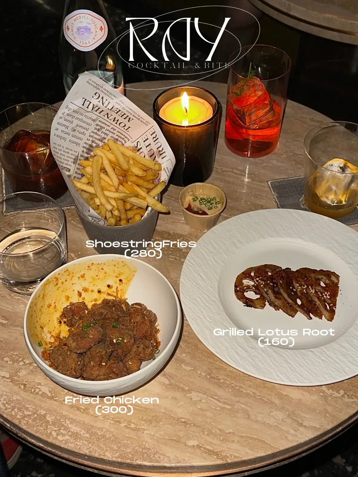 RAY Cocktail&Bite ! บาร์เปิดใหม่สุดเท่ย่านเจริญกรุง 🥃🍸☀️ | แกลเลอรีที่ ...