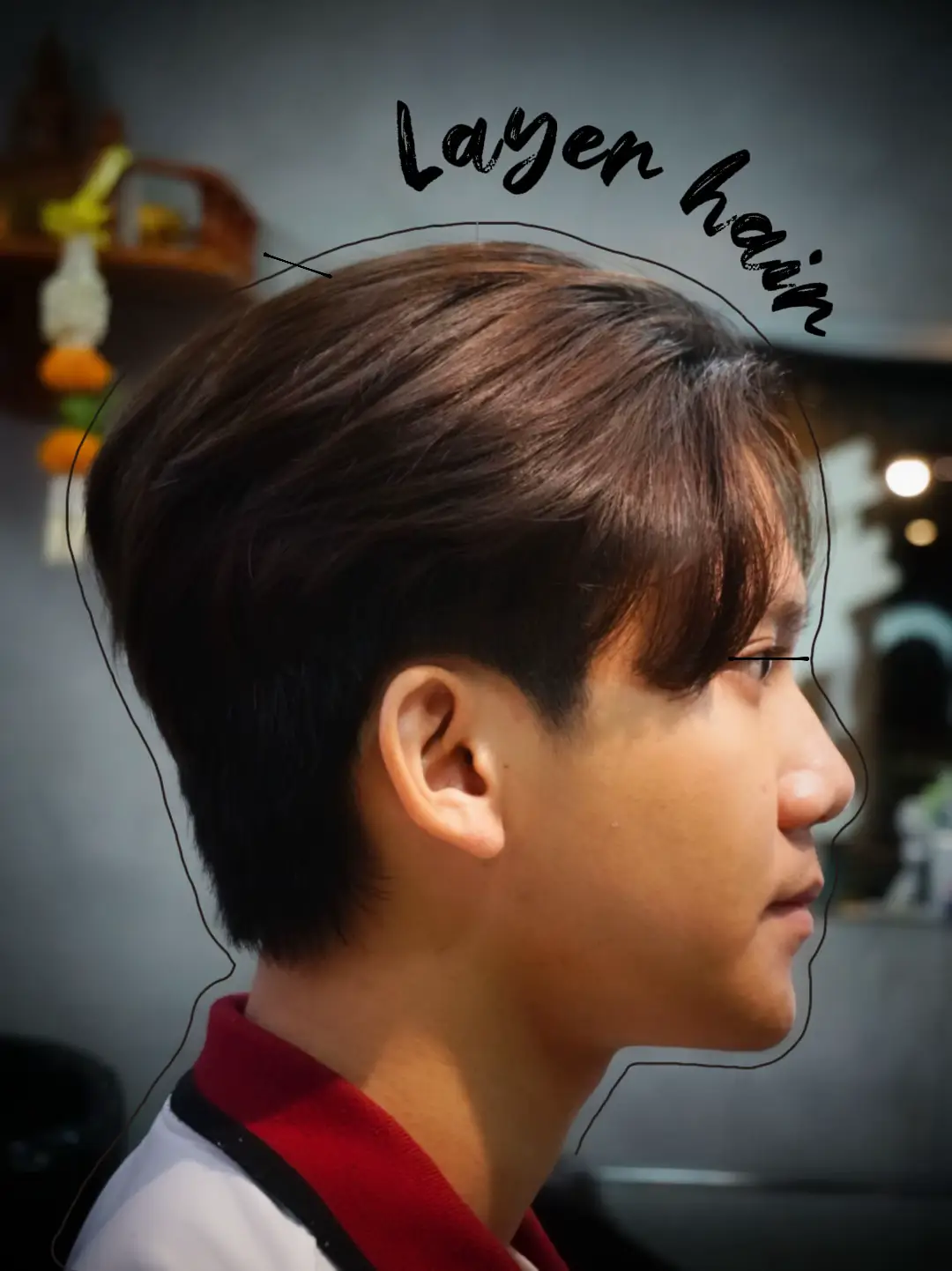 แจกไอเดียทรงผม Comma x Shortmullet | แกลเลอรีที่โพสต์โดย Pit Studio hair | Lemon8