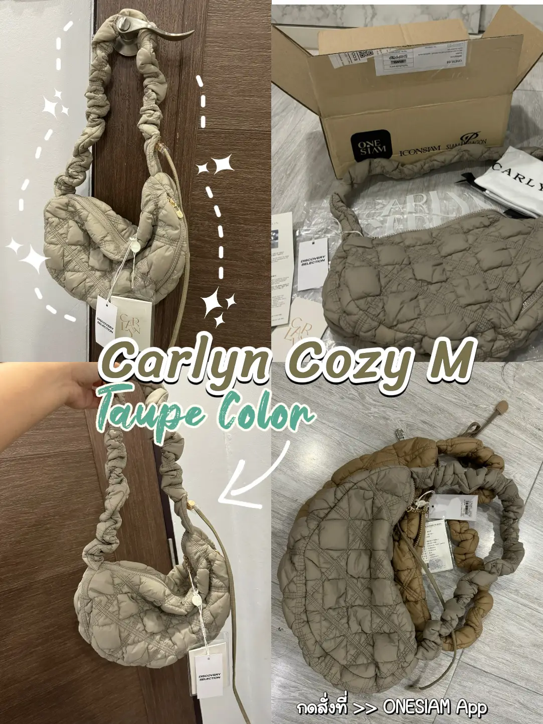 20 ไอเดียยอดนิยมเกี่ยวกับ Carlyn Cozy Bag สี Taupe หรือ Grey ในปี 2024
