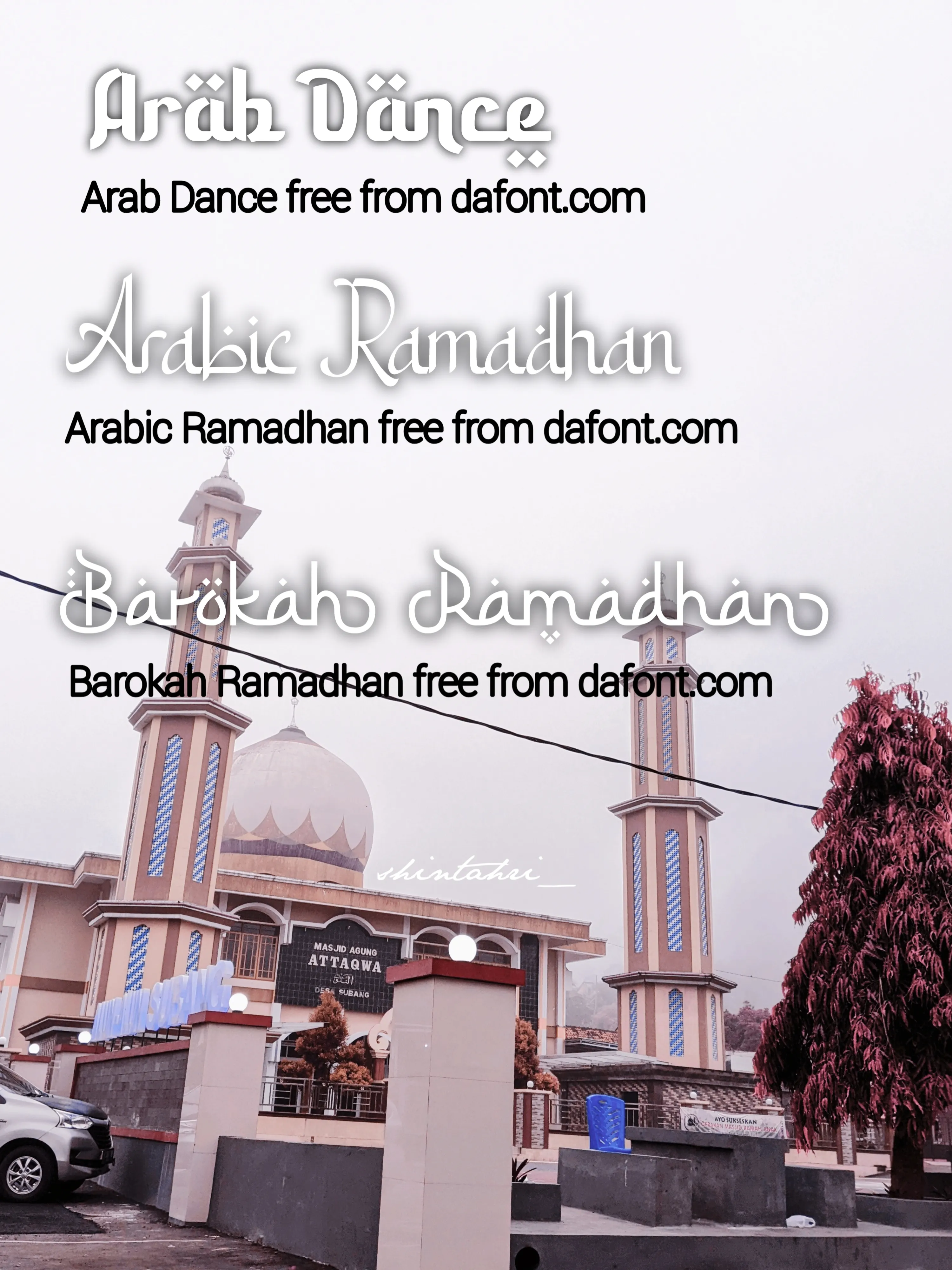 REKOMENDASI FONT UNTUK KONTEN EDISI RAMADHAN 🧕 | Galeri diposting oleh ...