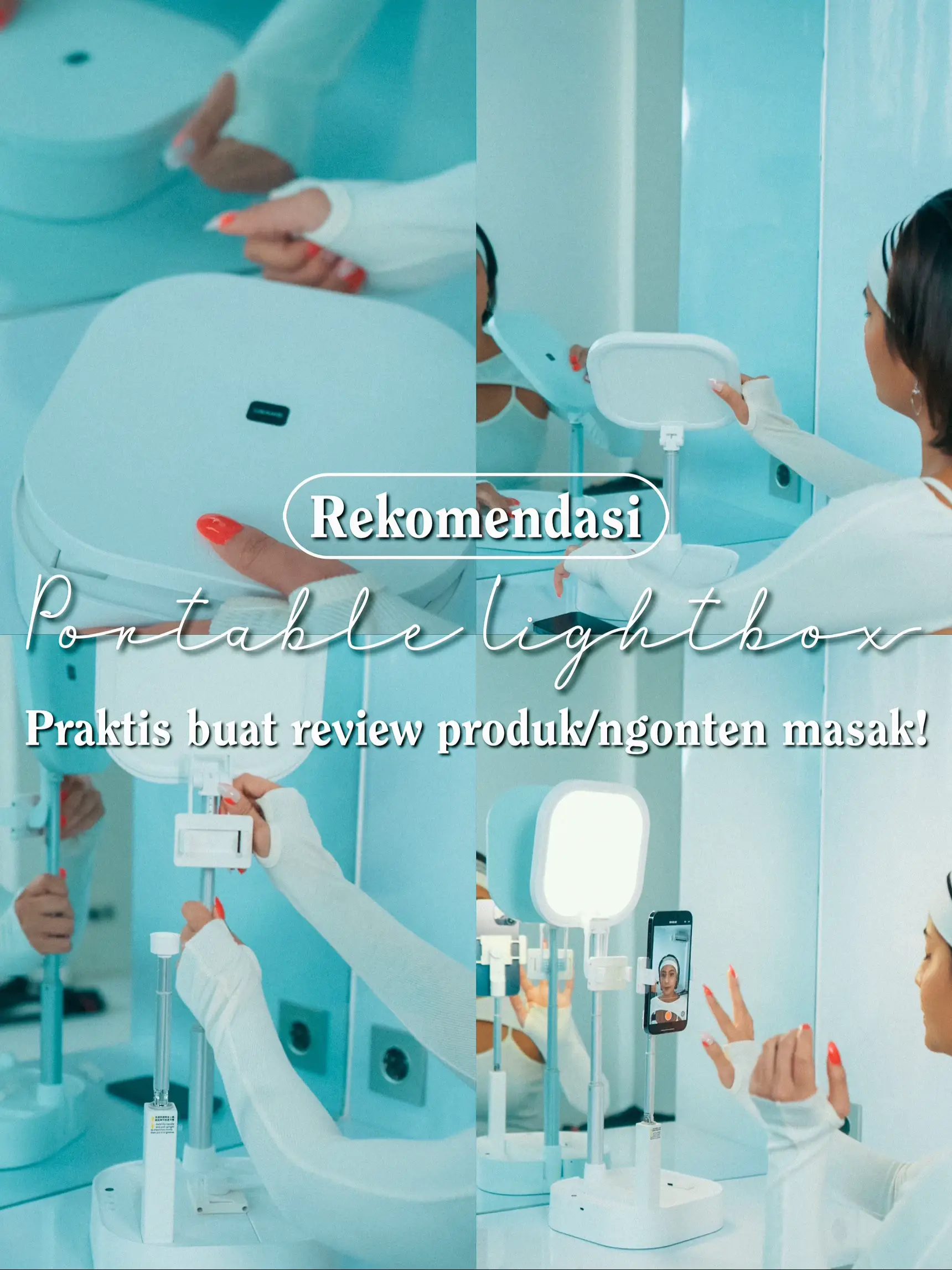 REKOMENDASI: PORTABLE LIGHT KONTEN MASAK! | Video dipublikasikan oleh Karin Novilda | Lemon8