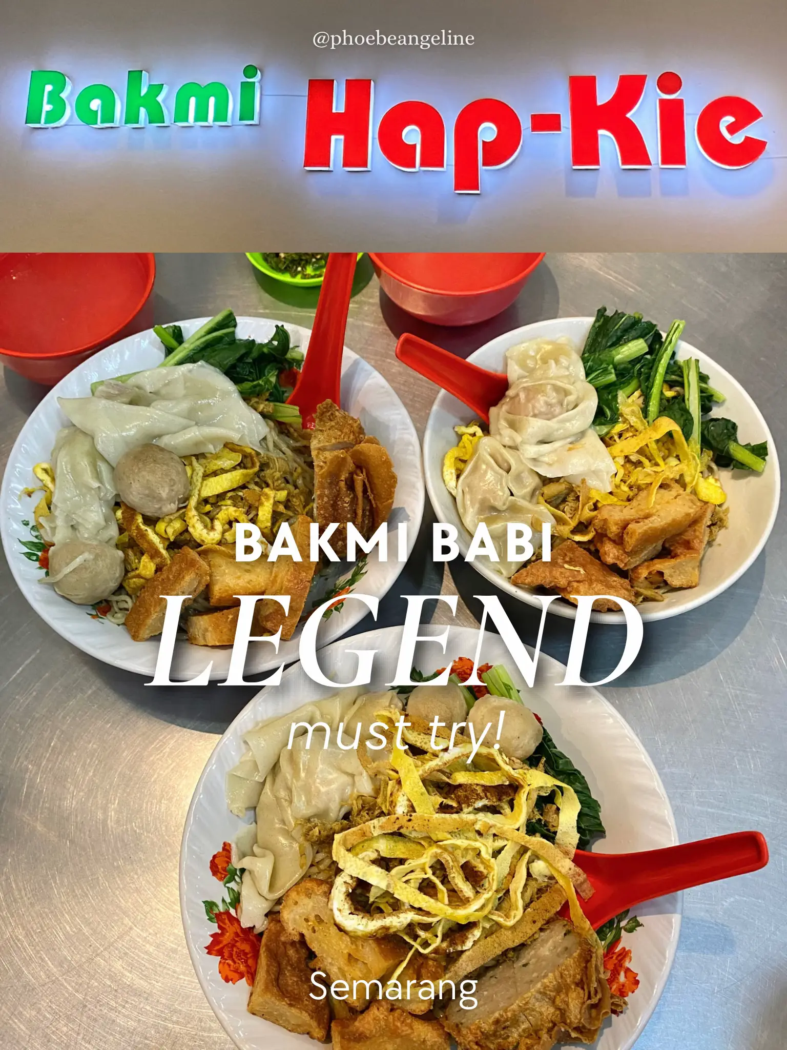 Must Try! Bakmi Babi Legend 📍Semarang | Galeri diposting oleh Phoebe Angeline | Lemon8