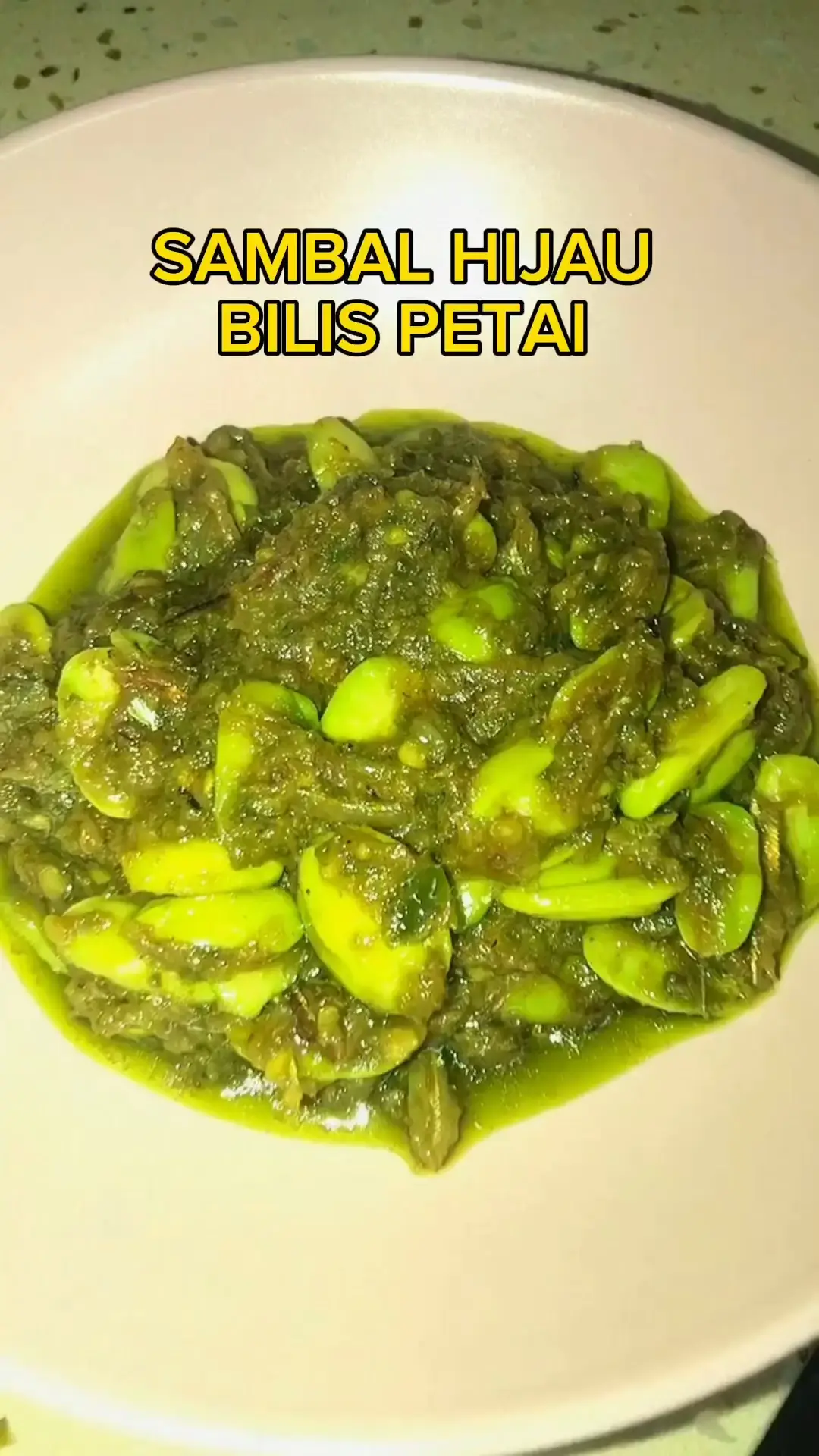SAMBAL HIJAU BILIS PETAI | Video diterbitkan oleh fS | Lemon8