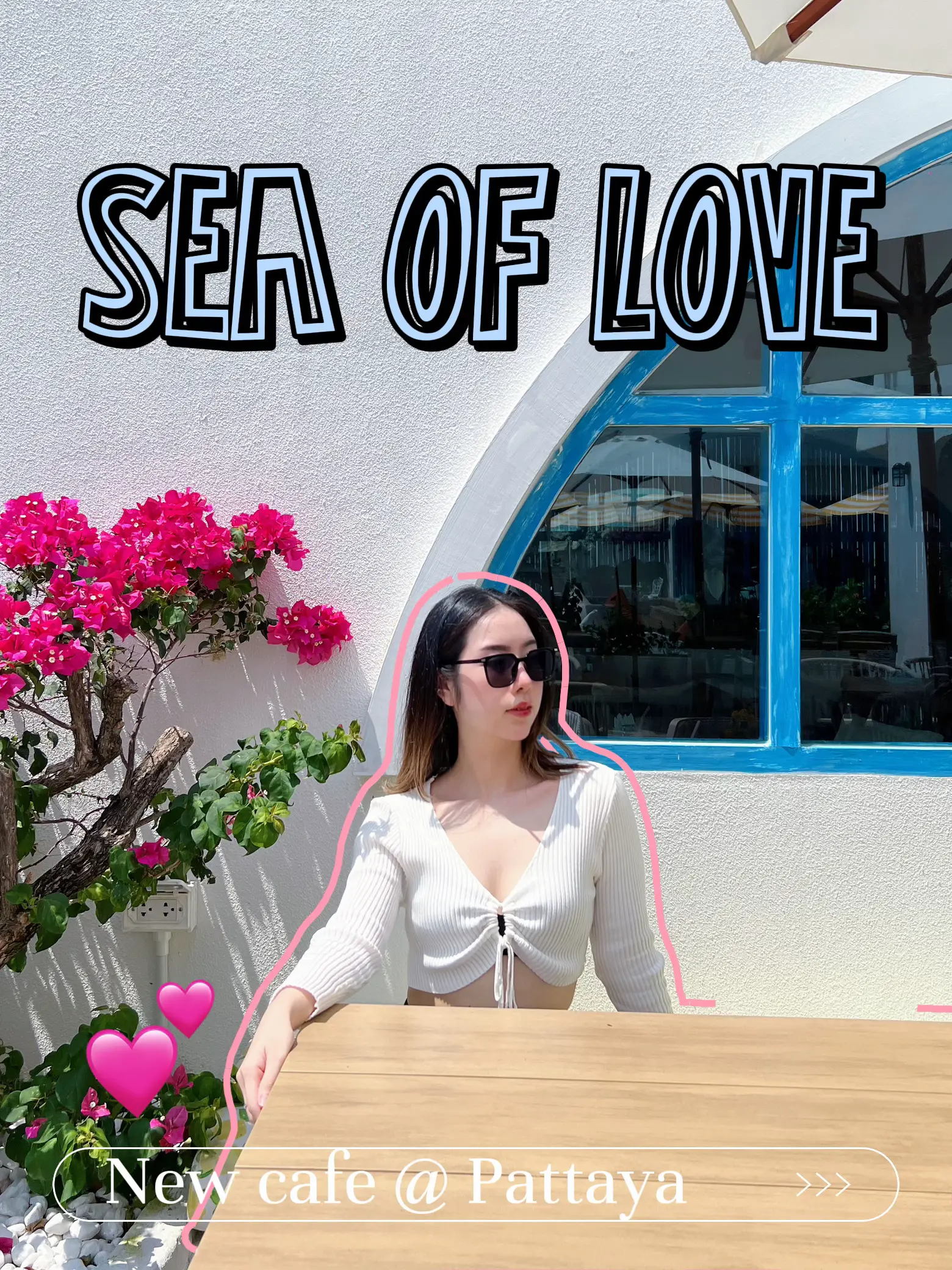 คาเฟ เป ดใหม Sea Of Love Pattaya แกลเลอร ท โพสต โดย Kiekie Lemon8