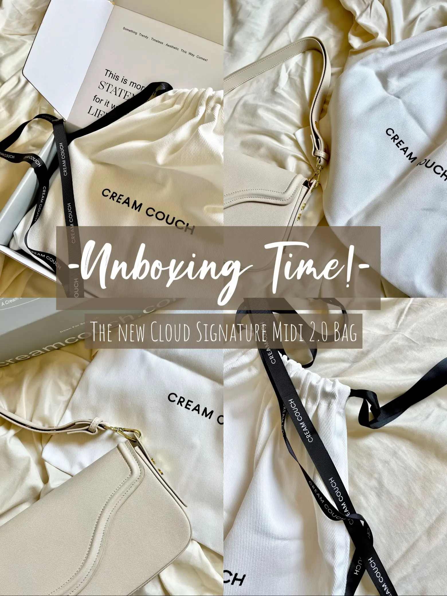 Unboxing Time: The Latest Bag from Cream Couch! | Video diterbitkan ...