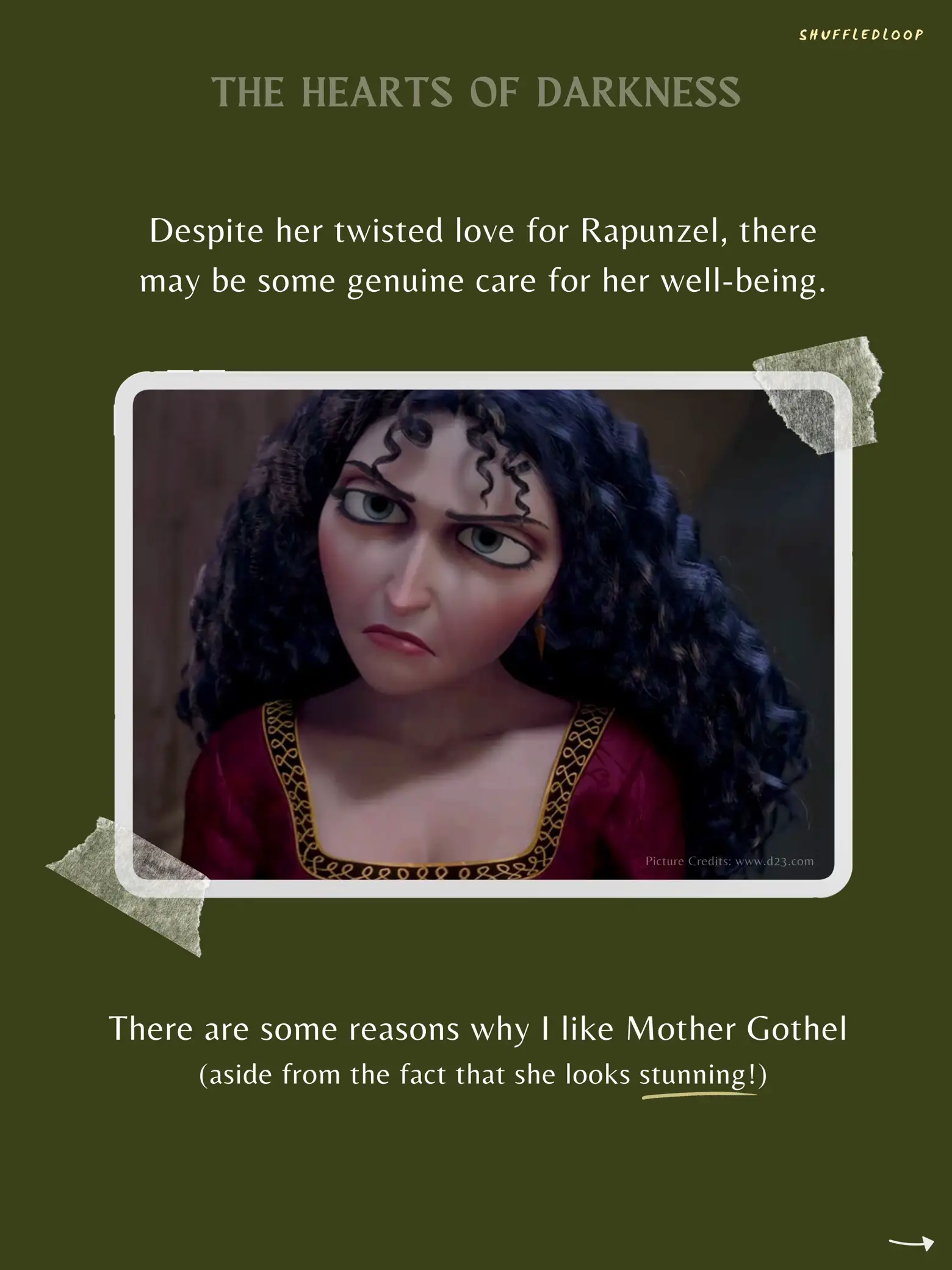 Moeder Gothel Stem Disney Tangled Tangled Mother Gothel Cosplay