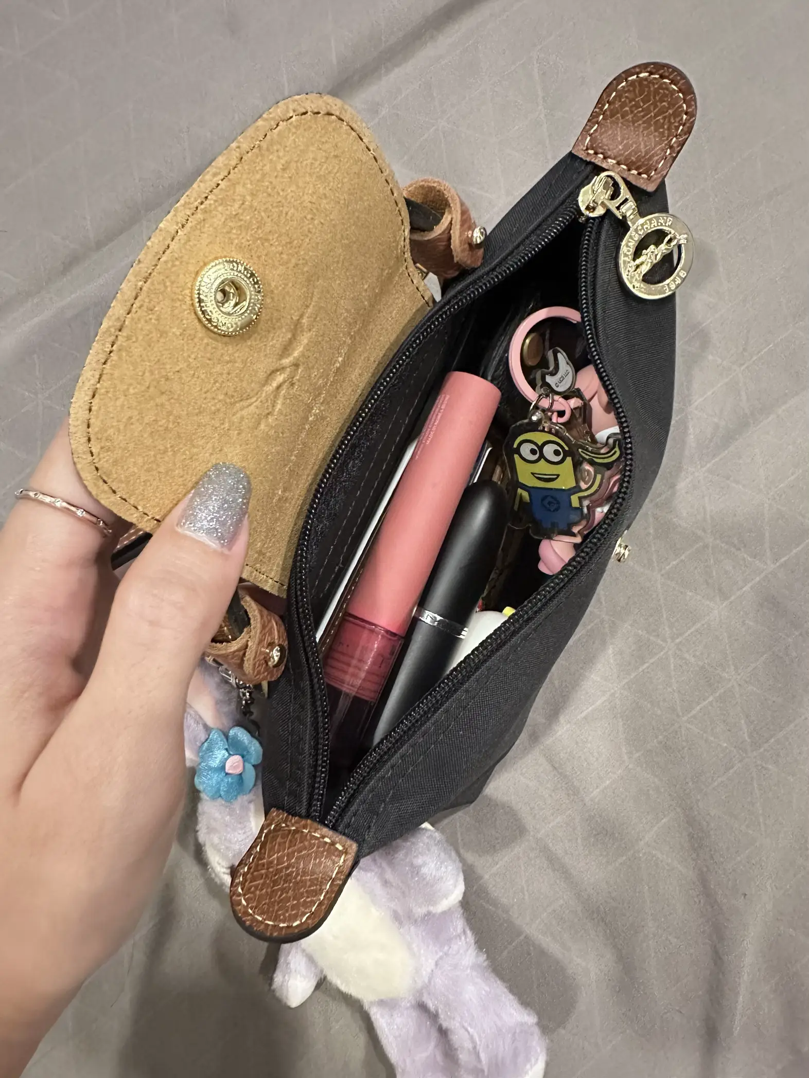ลูกรักใบใหม่🎀 Longchamp Le Pliage Pouch Mini | แกลเลอรีที่โพสต์โดย pemiphatt | Lemon8