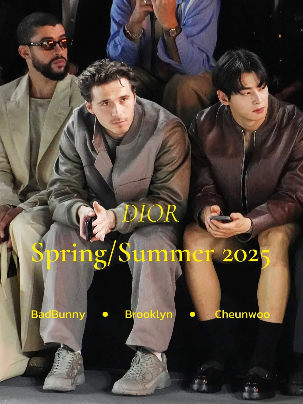 Front Row Dior Men's Fashion Week | แกลเลอรีที่โพสต์โดย Anymore_journey ...
