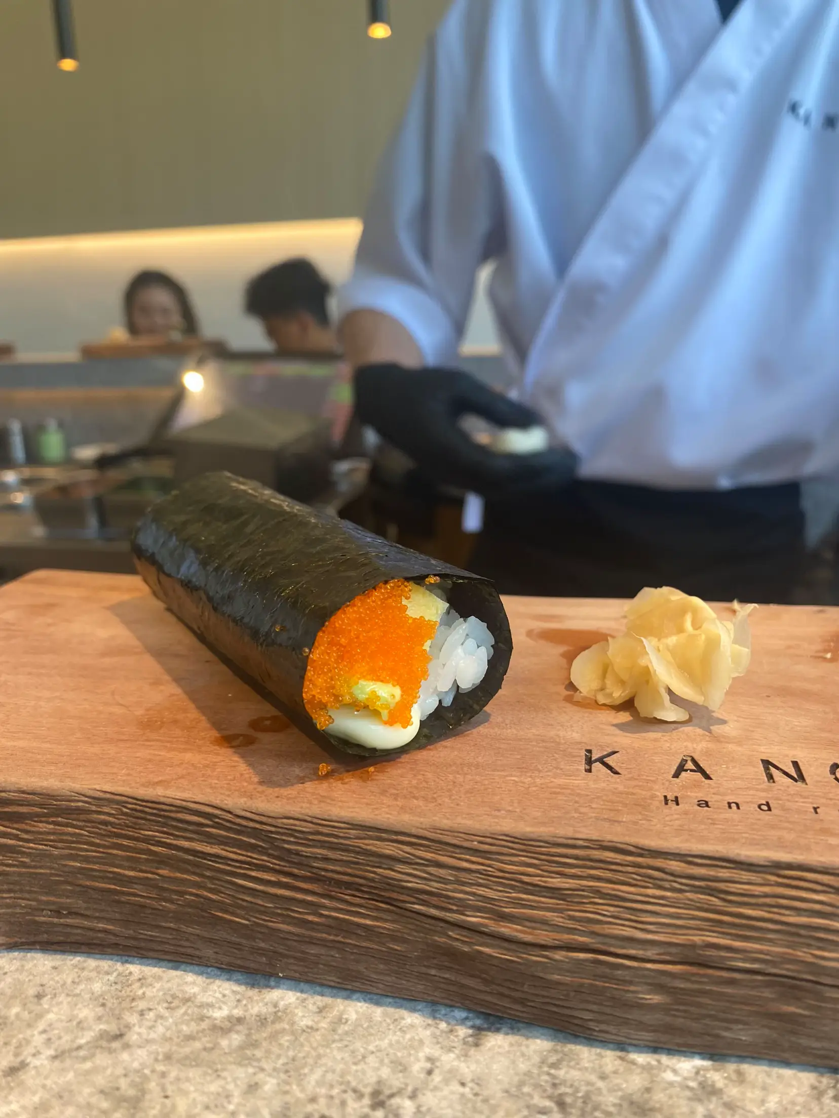 รีวิวกินโอมากาเสะราคาน่ารักแบบ Kanori hand roll | แกลเลอรีที่โพสต์โดย ...