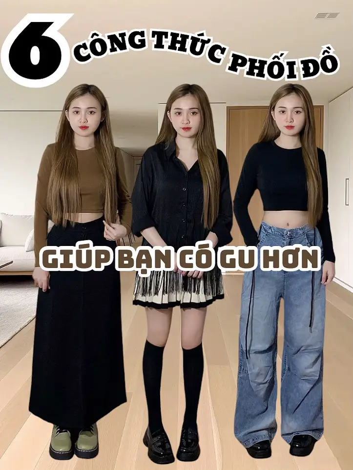 🔔🔖 6 CÔNG THỨC PHỐI ĐỒ GIÚP BẠN CÓ GU HƠN ‼️ | Bộ sưu tập do Mie ♡ đăng ...