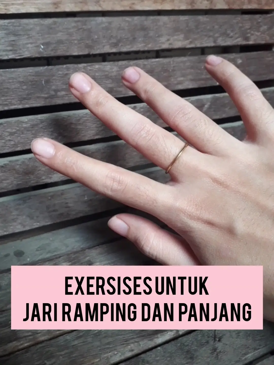 Latihan Mudah Agar Jari Lentik dan Ramping | Video dipublikasikan oleh ...