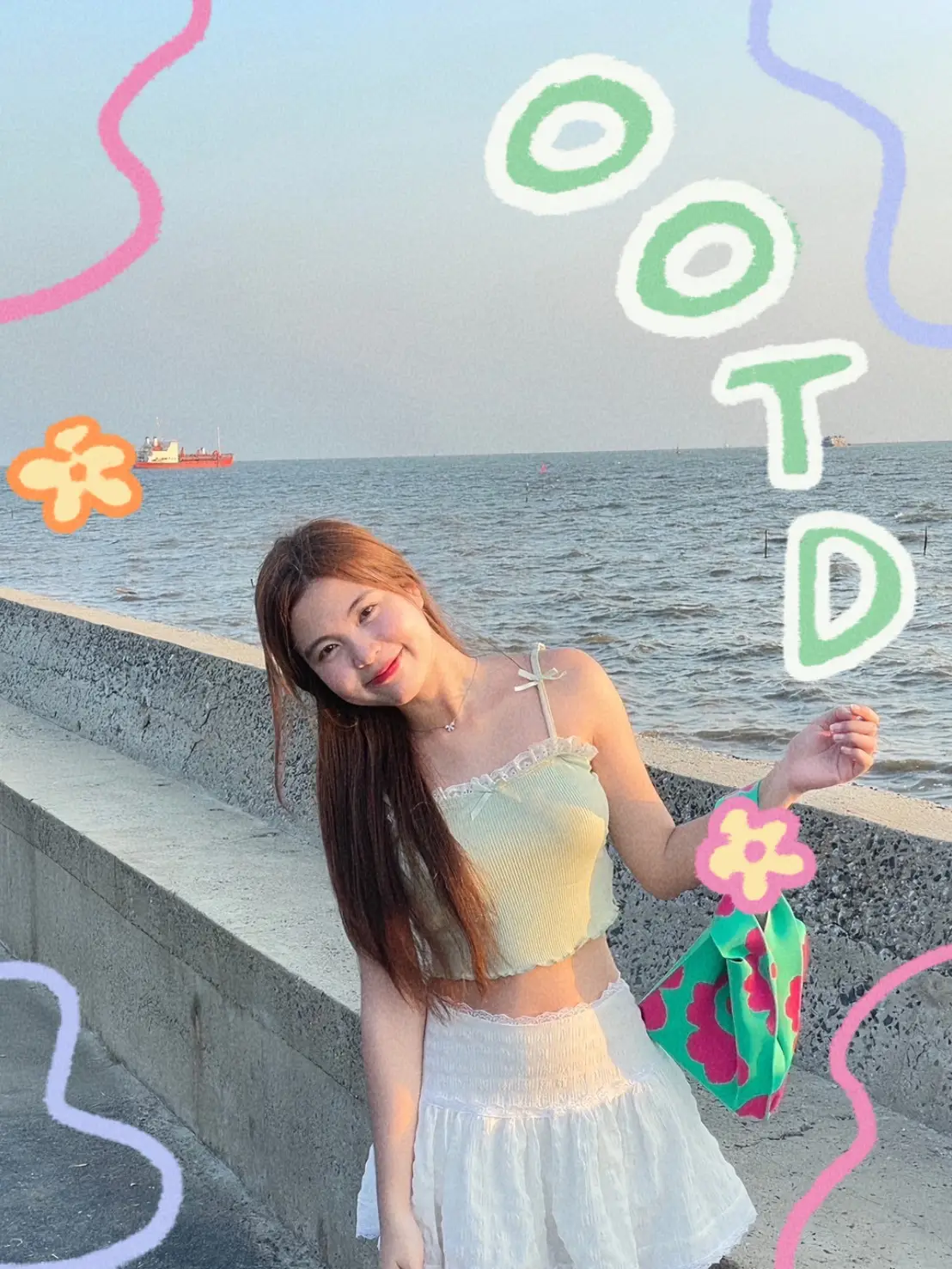 OOTD ชุดตัวนี้สวยงาม ดูดีมาก | แกลเลอรีที่โพสต์โดย Giggle Fashion | Lemon8