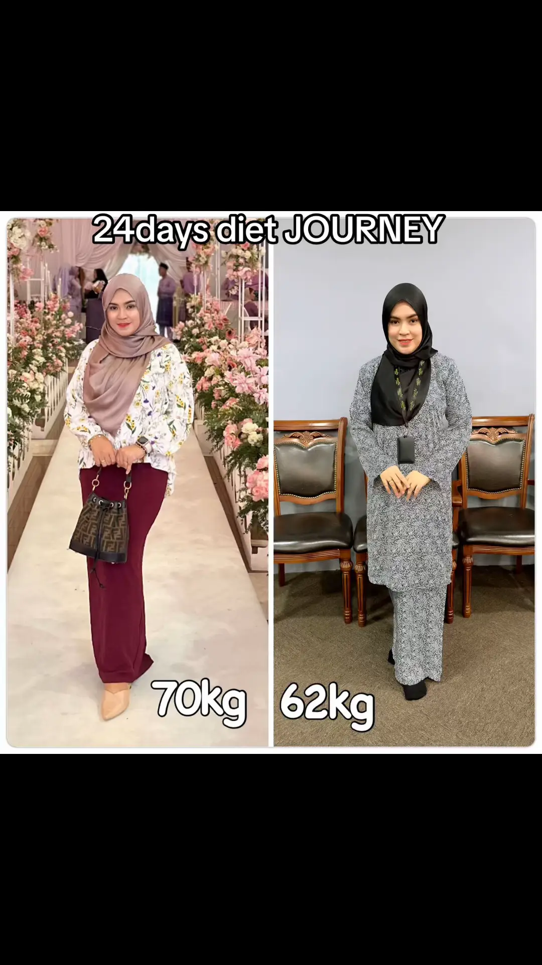 LOST 8kg in 24days | Video diterbitkan oleh Mya Zhameyla | Lemon8