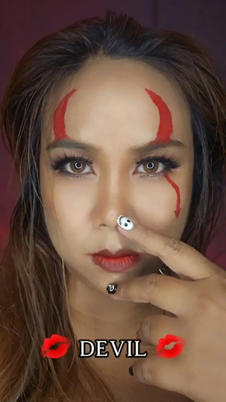 DEVIL MAKEUP LOOKS | วิดีโอที่เผยแพร่โดย Pyralisanina | Lemon8