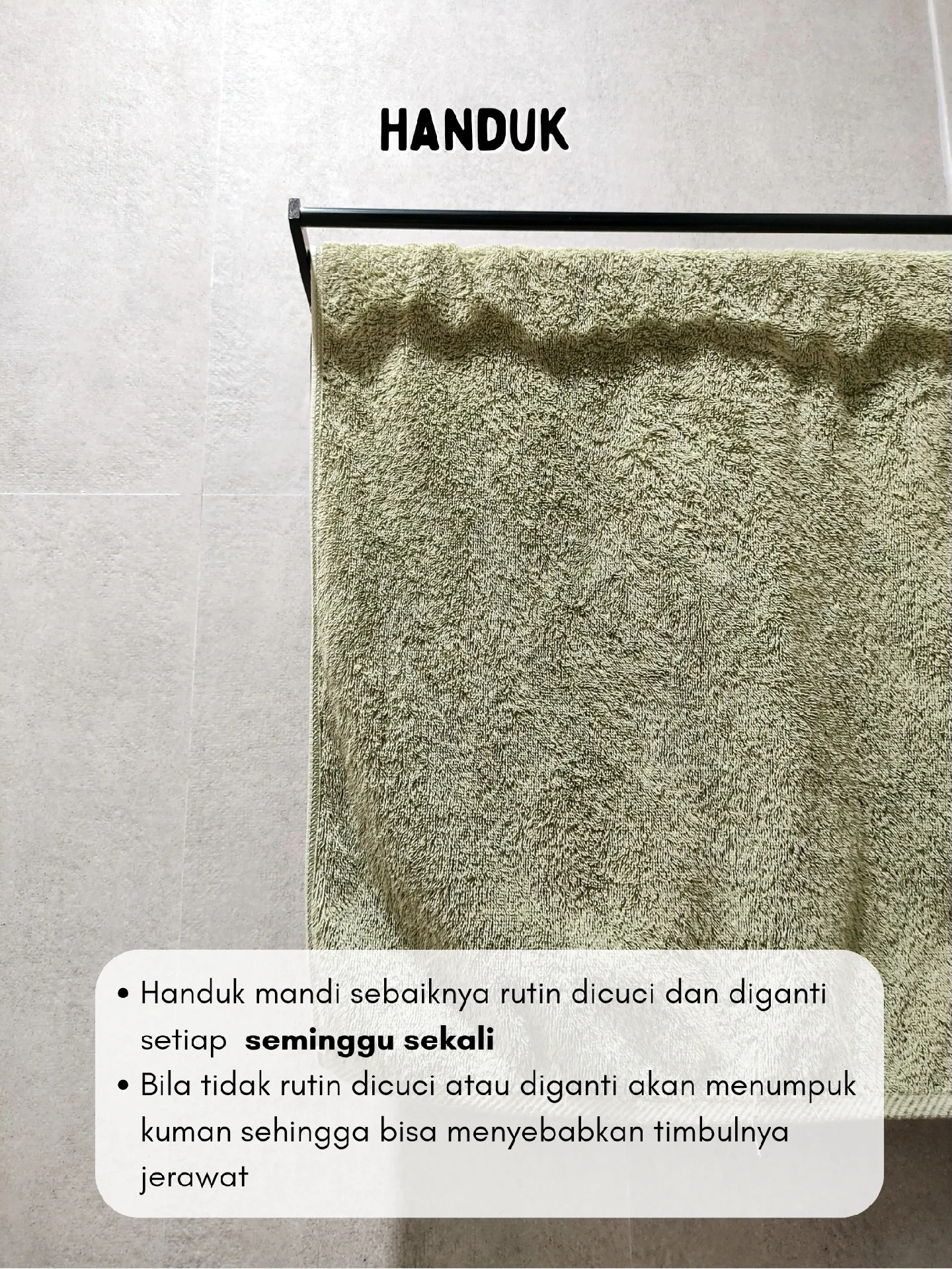 Benda yang Wajib diganti Berkala Part 1 | Galeri diposting oleh Little M Haus | Lemon8