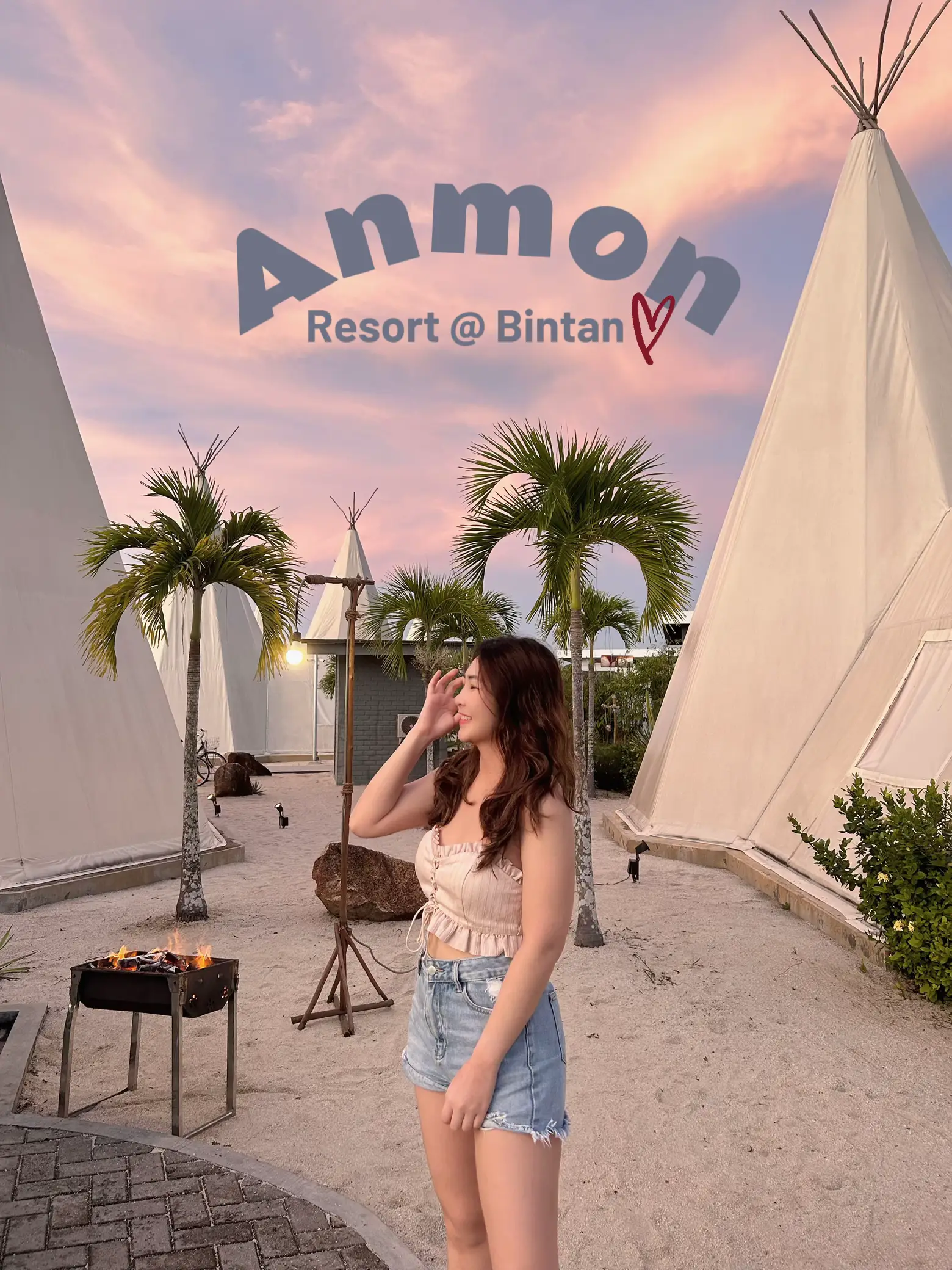 glamping-style vacation at anmon resort bintan!🏕️ | Galeri disiarkan oleh xinyi ☁️ | Lemon8