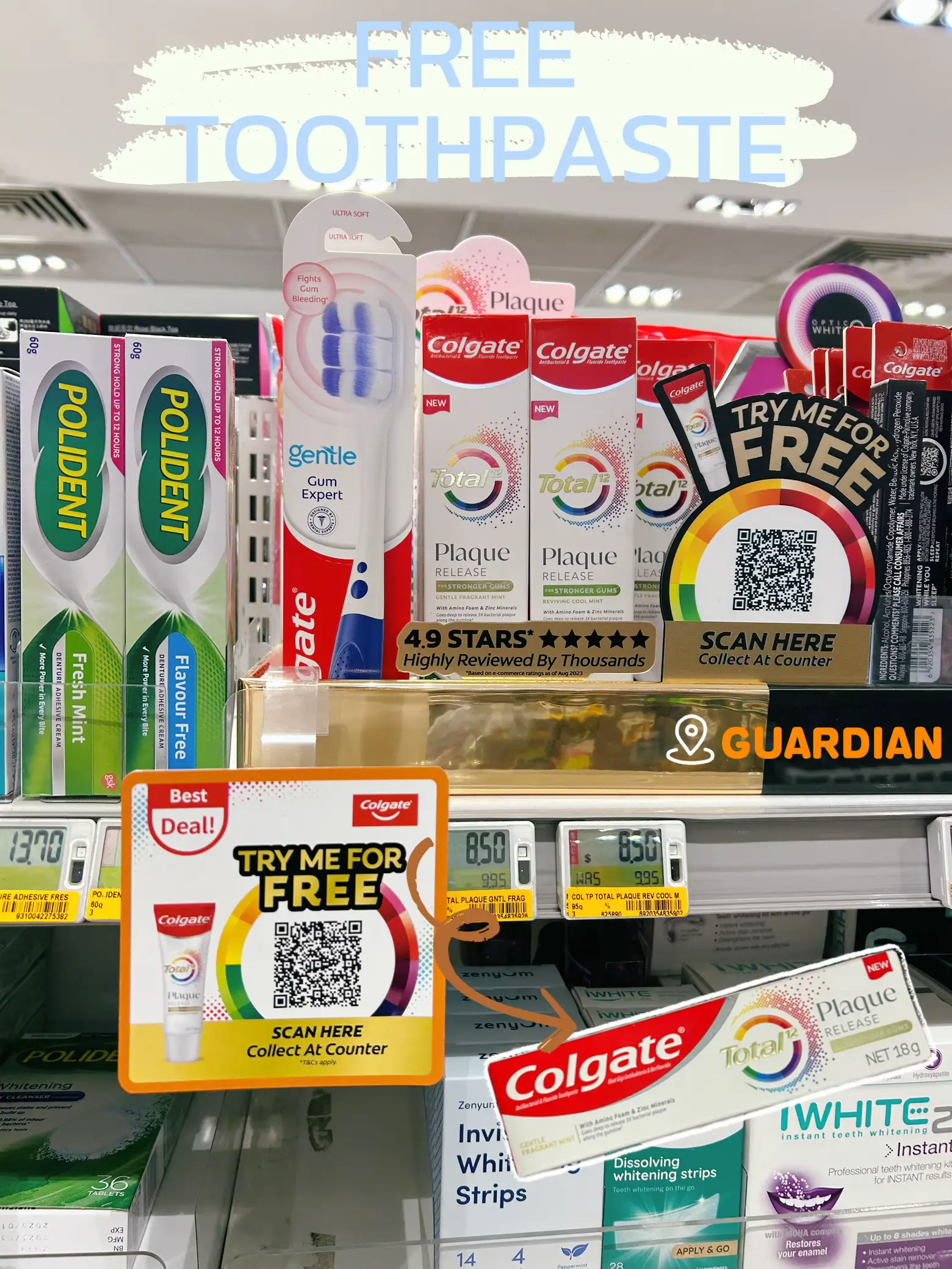get yo FREE toothpaste from guardian today 🤫 | Gallery posted by xinyi ...