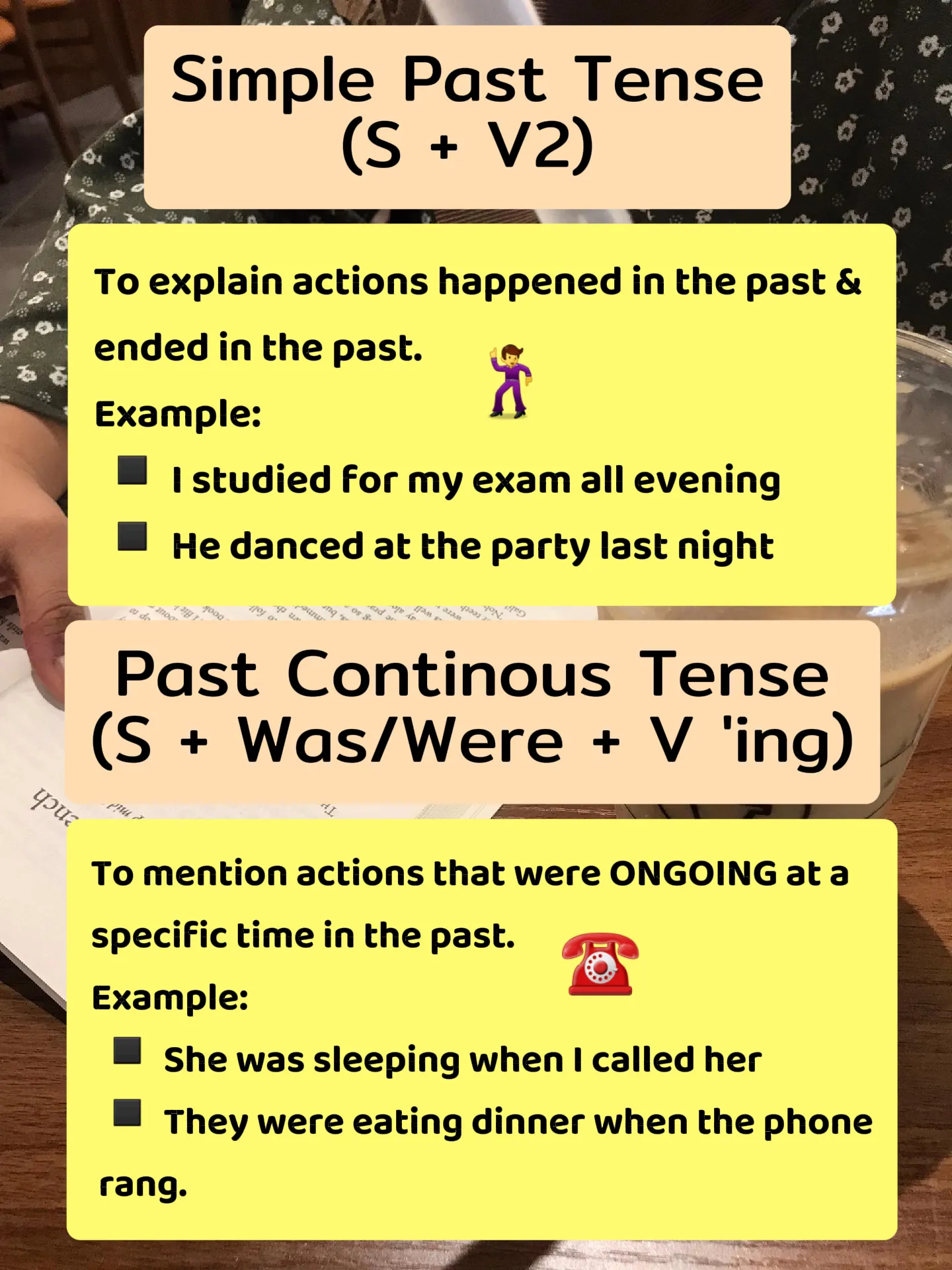 Wajib tahu these past & present tense 😚🙏 | Galeri disiarkan oleh ...