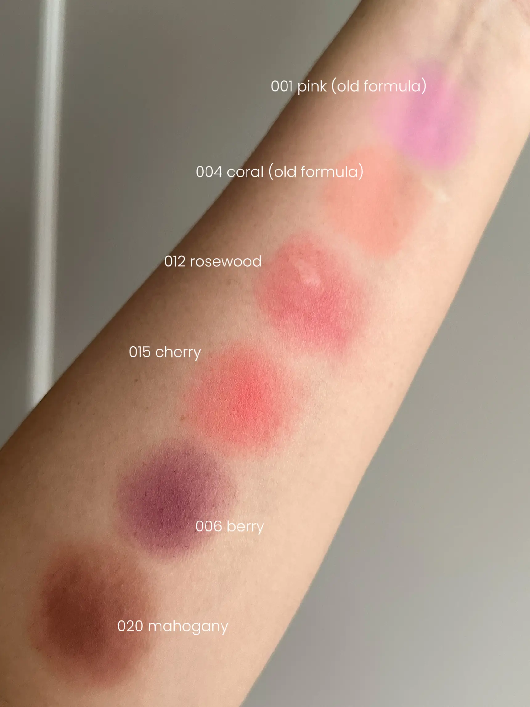 Dior Rosy Glow Blush Swatches ALL SHADES | Galeri diposting oleh The Reyna Edit | Lemon8