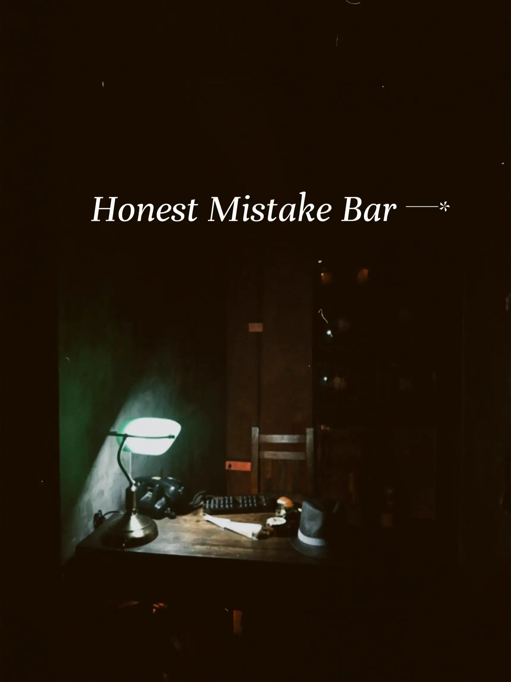 Honest mistake bar บาร์ดีย่านอารีย์ สะพานควาย | แกลเลอรีที่โพสต์โดย ...