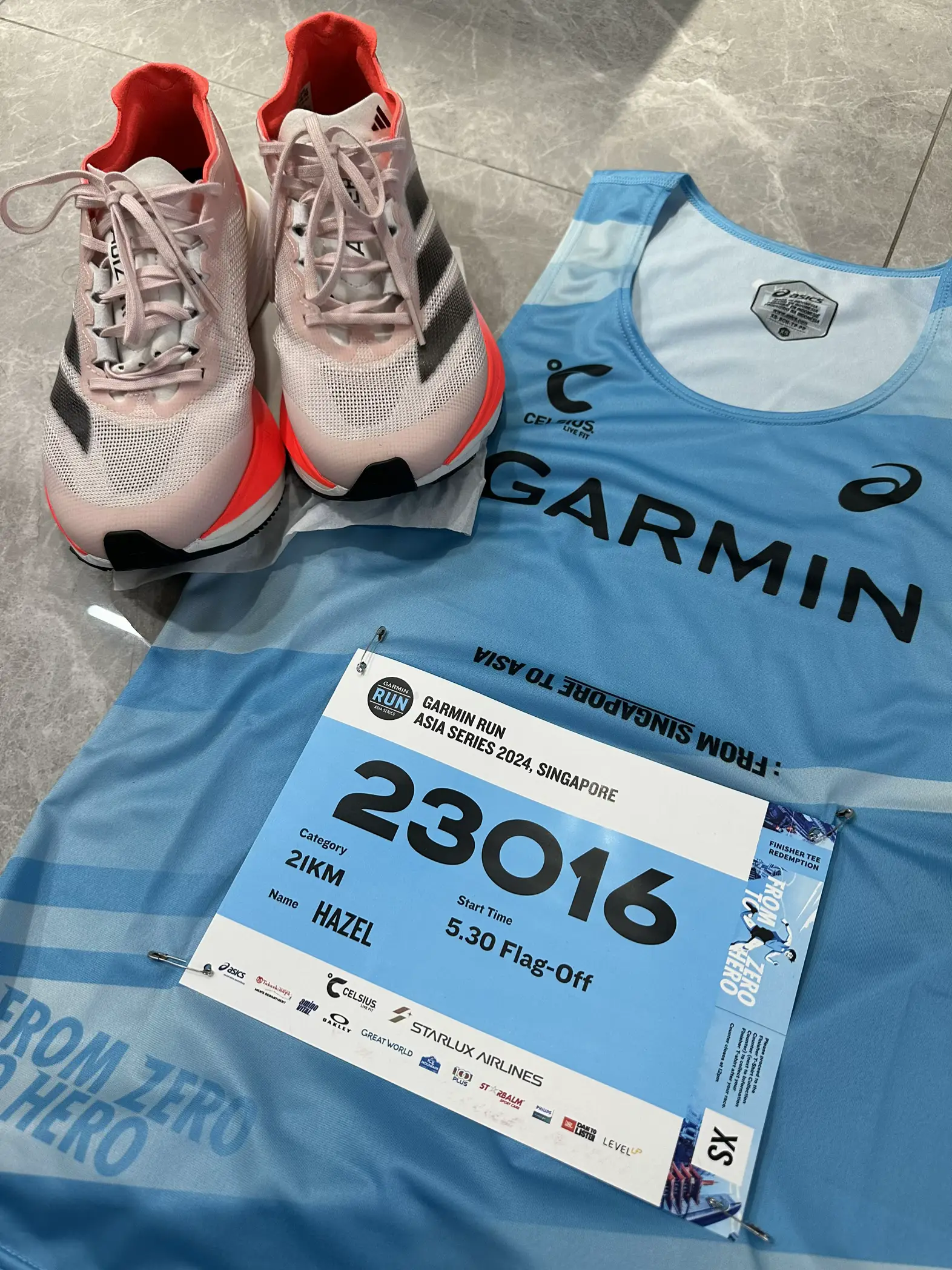 Garmin Run 2024! My first official 21.1km! | Gallery posted by Hazel ...