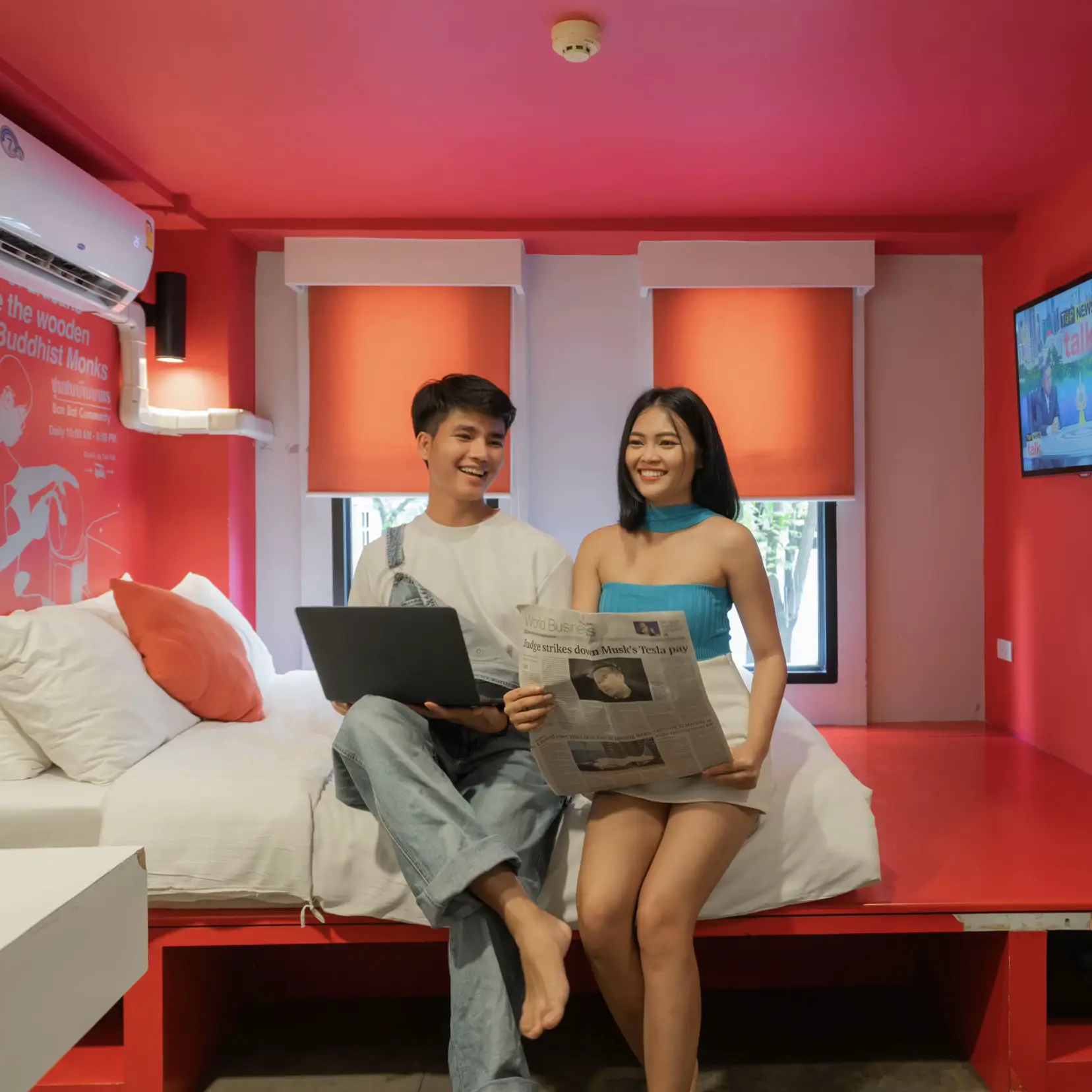 ที่พักใจกลางเมืองสำหรับนักเดินทาง เริ่มต้น 500.- | แกลเลอรีที่โพสต์โดย ออกไปหาเรื่อง | Lemon8