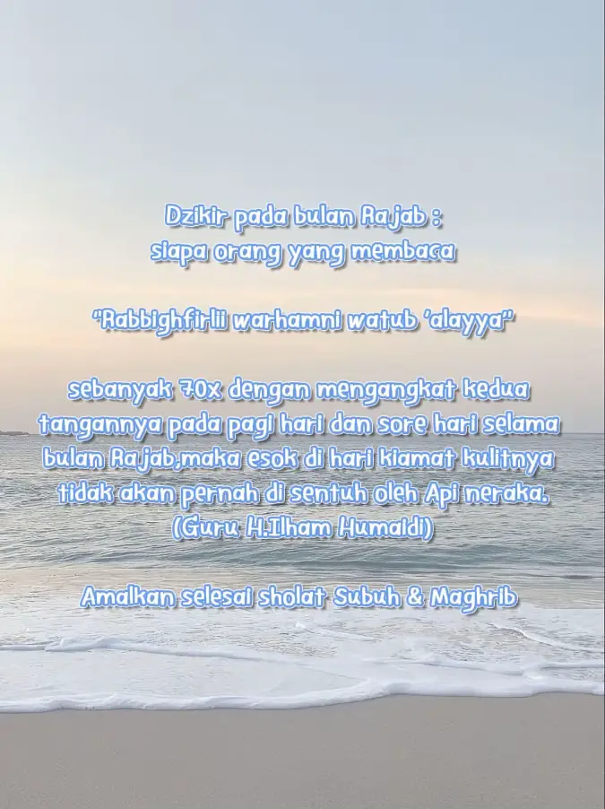 ini dia Jadwal puasa Rajab 2025 ! 🫶🏻 | Galeri diposting oleh zuviiii ...