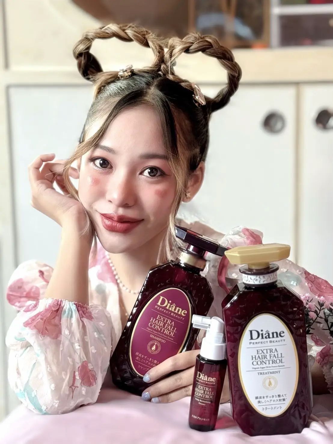 Diane สีแดง แชมพูลดปัญหาผมร่วง แบบตัวมัมตัวมารดา ลองดูน๊า🤩 | แกลเลอรี ...