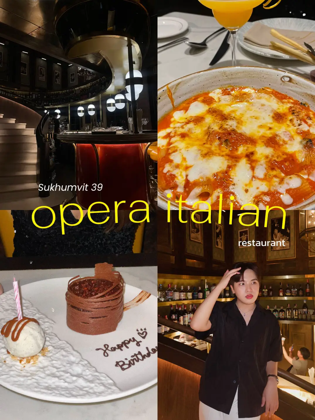 Opera Italian | ดินเนอร์สุดหรูใจกลางเมืองสุขุมวิท39🍝🍕 | แกลเลอรีที่ ...