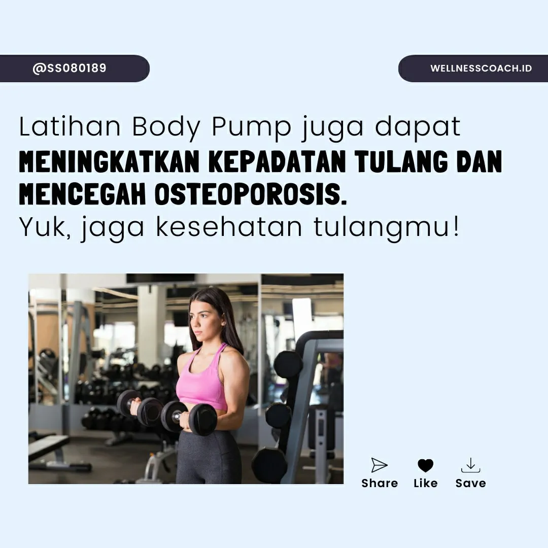 Kenali Manfaat Body Pump Untuk Tubuh Kita! | Galeri diposting oleh WellnessCoachId | Lemon8