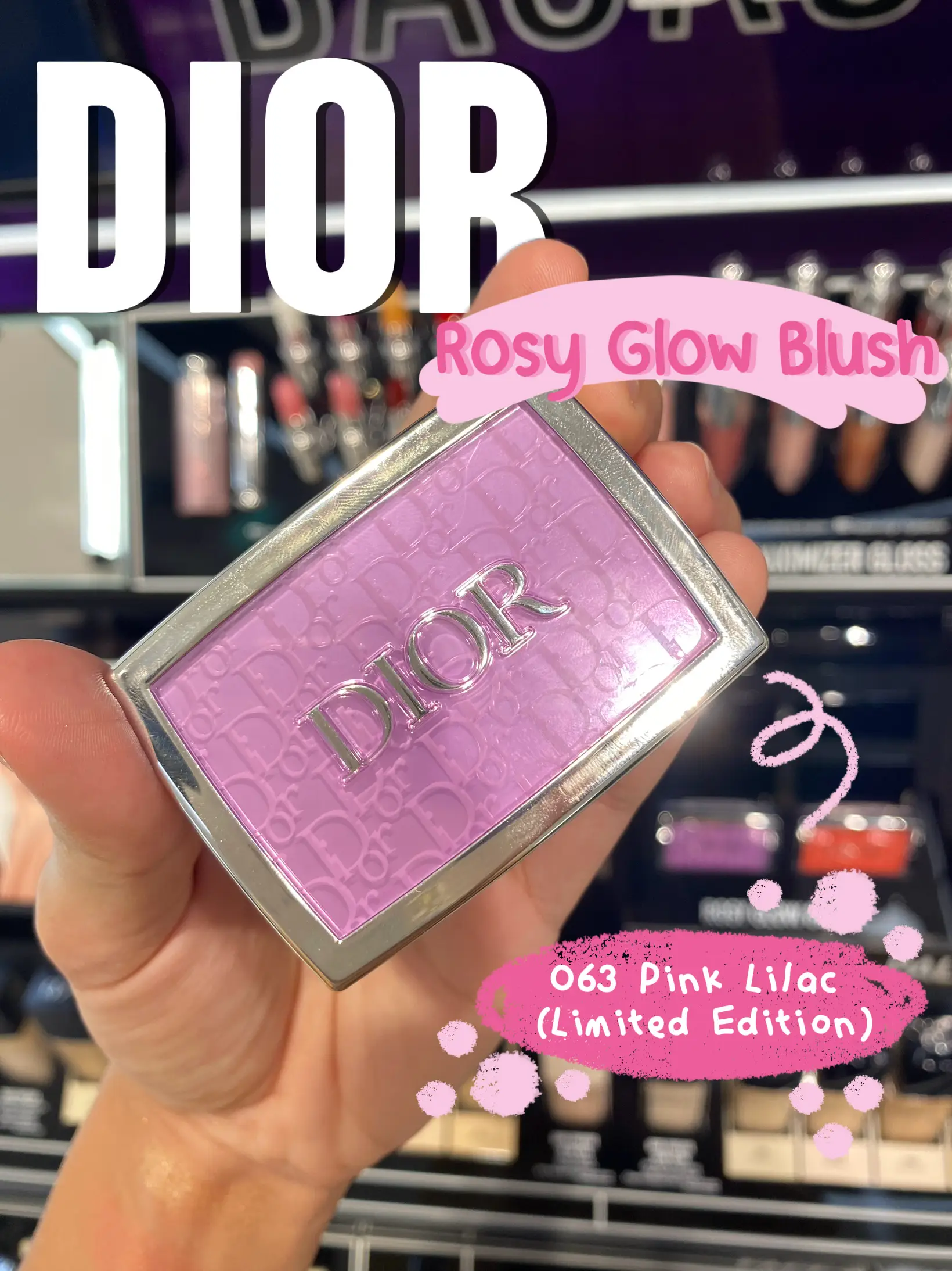 Dior Backstage Rosy Glow | 063 Pink Lilac 💜 | แกลเลอรีที่โพสต์โดย ismetorlor_ | Lemon8