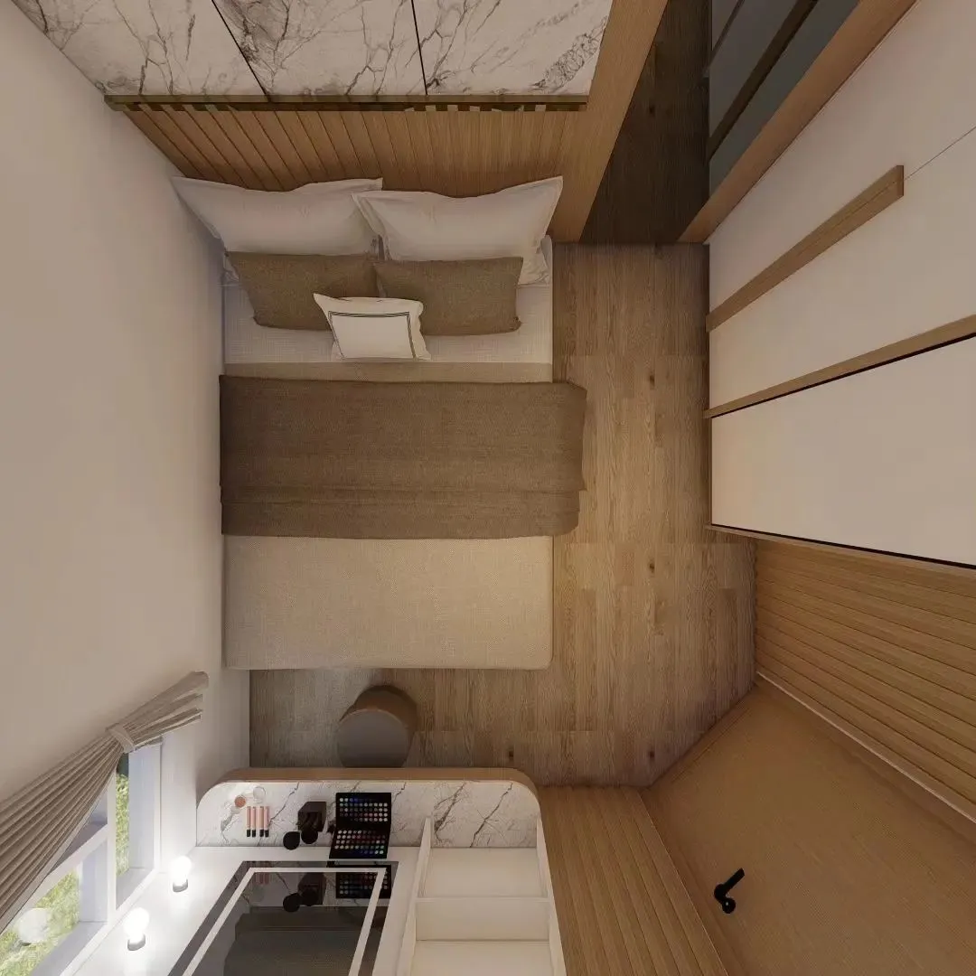 INSPIRASI KAMAR TIDUR SEMPIT SUPER NYAMAN | Galeri diposting oleh Dekor ...