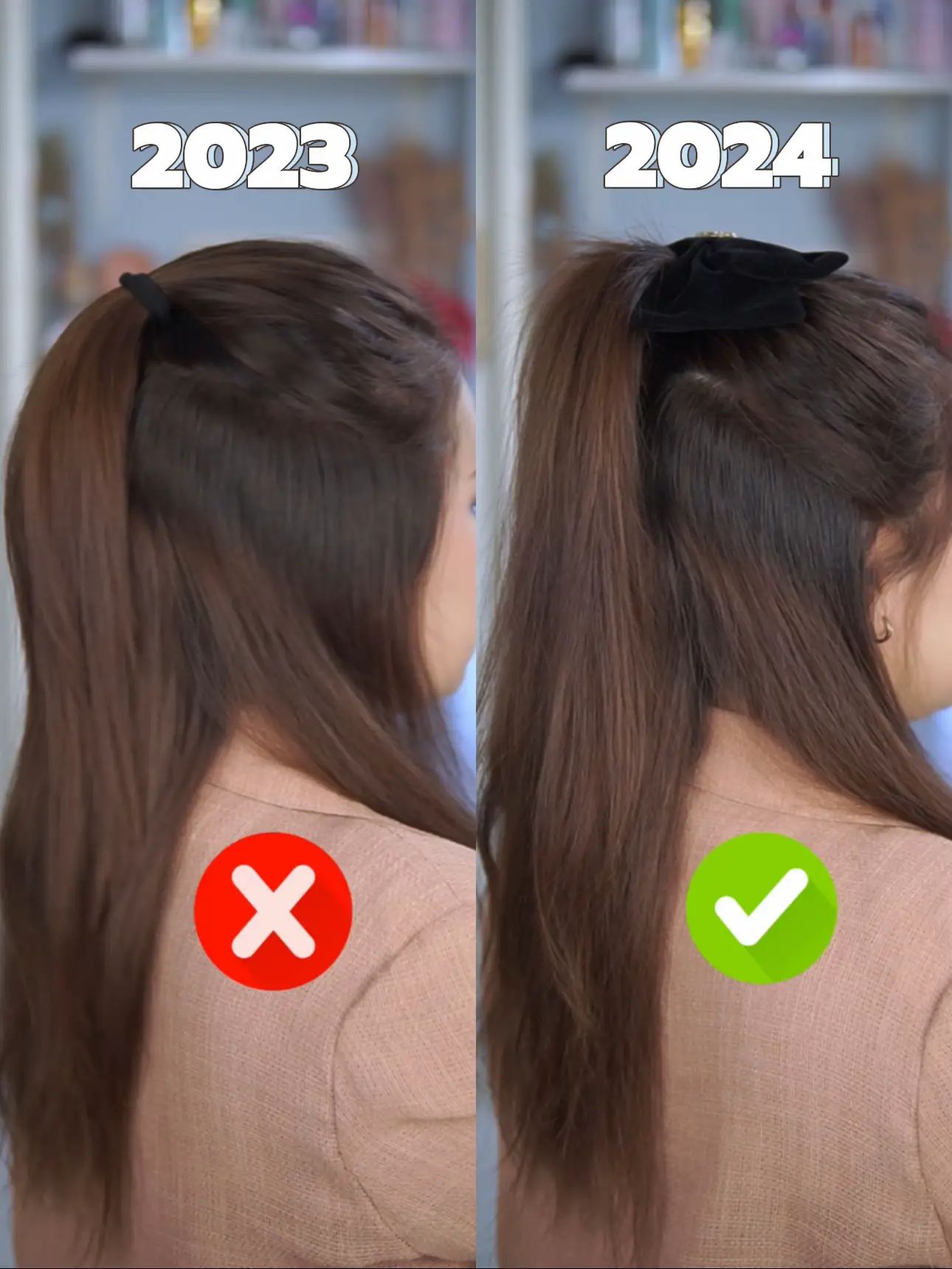 Howto มัดผมสวยๆต้อนรับปี2024🍋 | วิดีโอที่เผยแพร่โดย DOKSOI HAIR | Lemon8