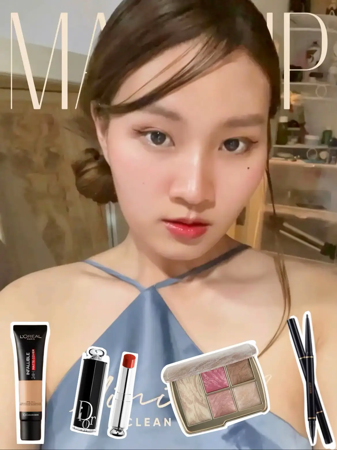 Makeup Tutorial ออกงาน ลุคนี้🤩💖 | แกลเลอรีที่โพสต์โดย น้องมิน🌻 | Lemon8