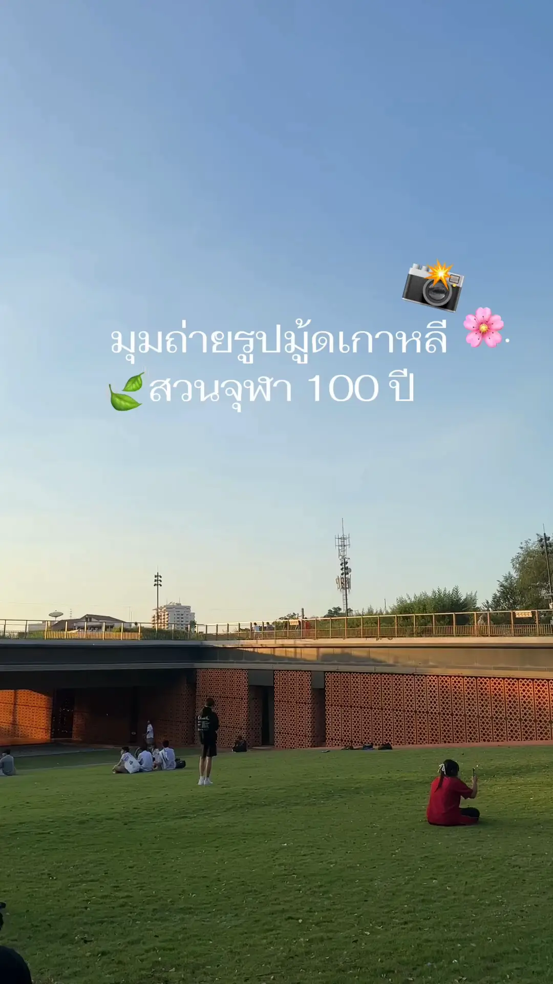 มุมถ่ายรูปมู้ดเกาหลี สวนจุฬา100ปี | วิดีโอที่เผยแพร่โดย MU.BUDDY | Lemon8