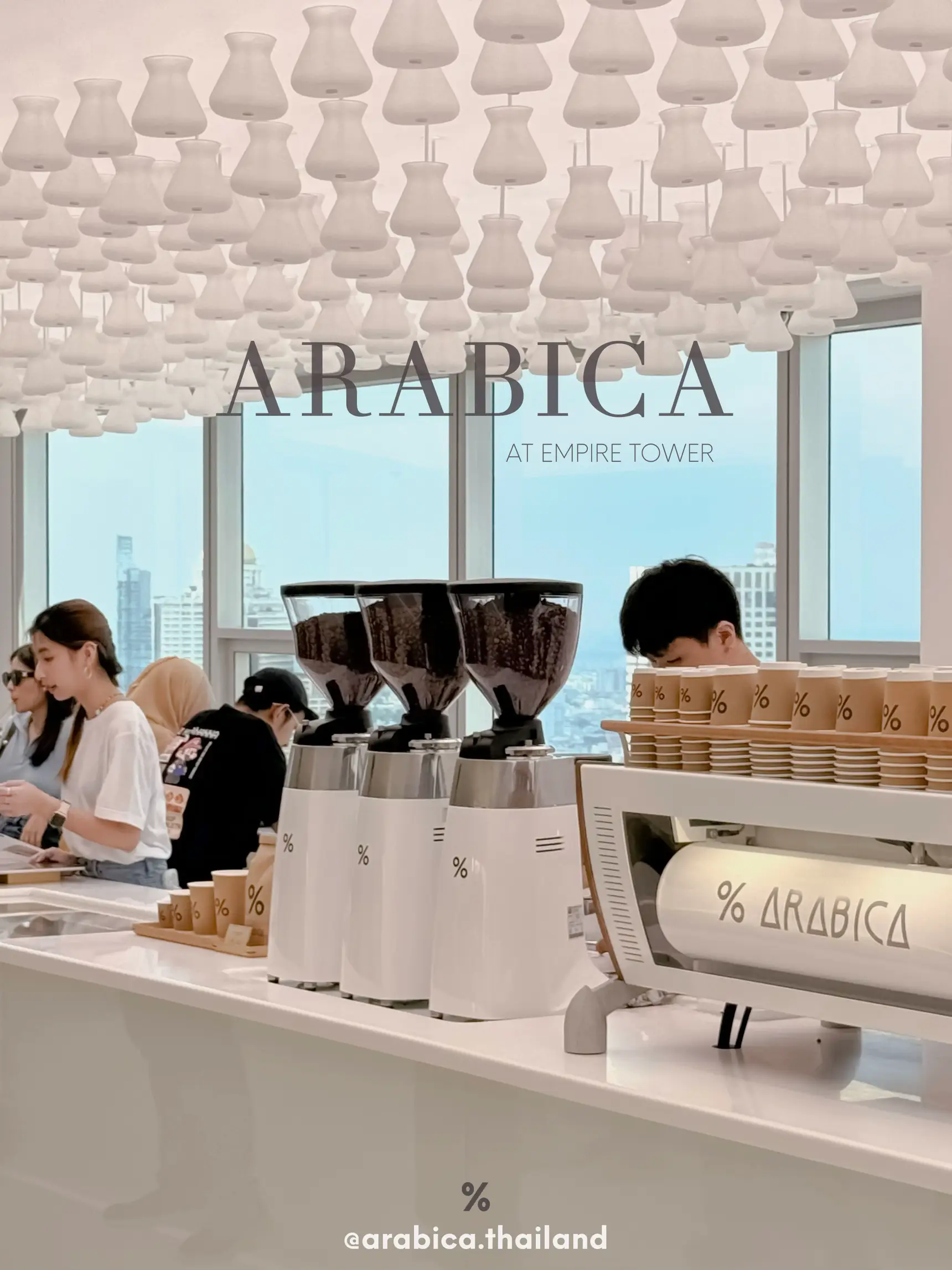 % ARABICA Bangkok เปิดสาขาที่ 8 แล้ว เป็นสาขาที่สูงที่สุด | แกลเลอรีที่ ...