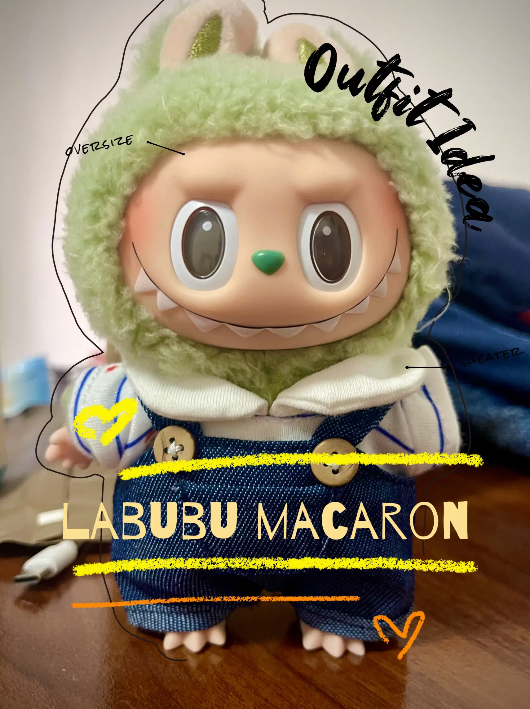 Labubu macaron hit figure from Hong Kong | Gallery posted by BEBER | Lemon8