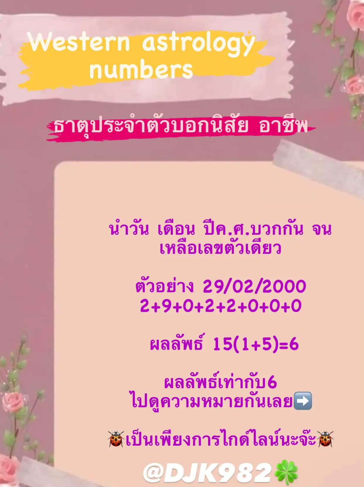 Western astrology numbers | แกลเลอรีที่โพสต์โดย Darajit | Lemon8